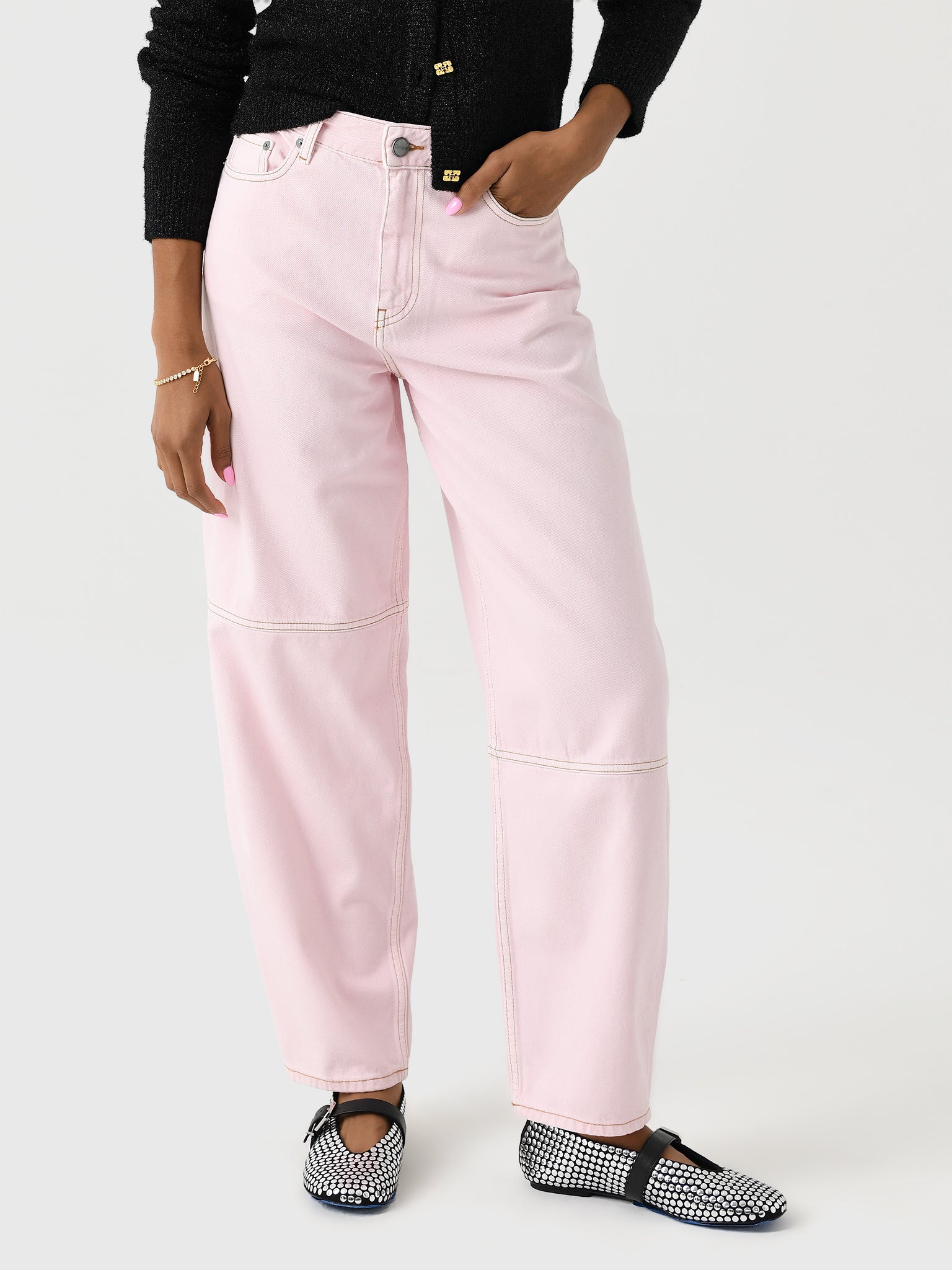 GANNI Women's Stary Jean | $345.00 | Saint Bernard