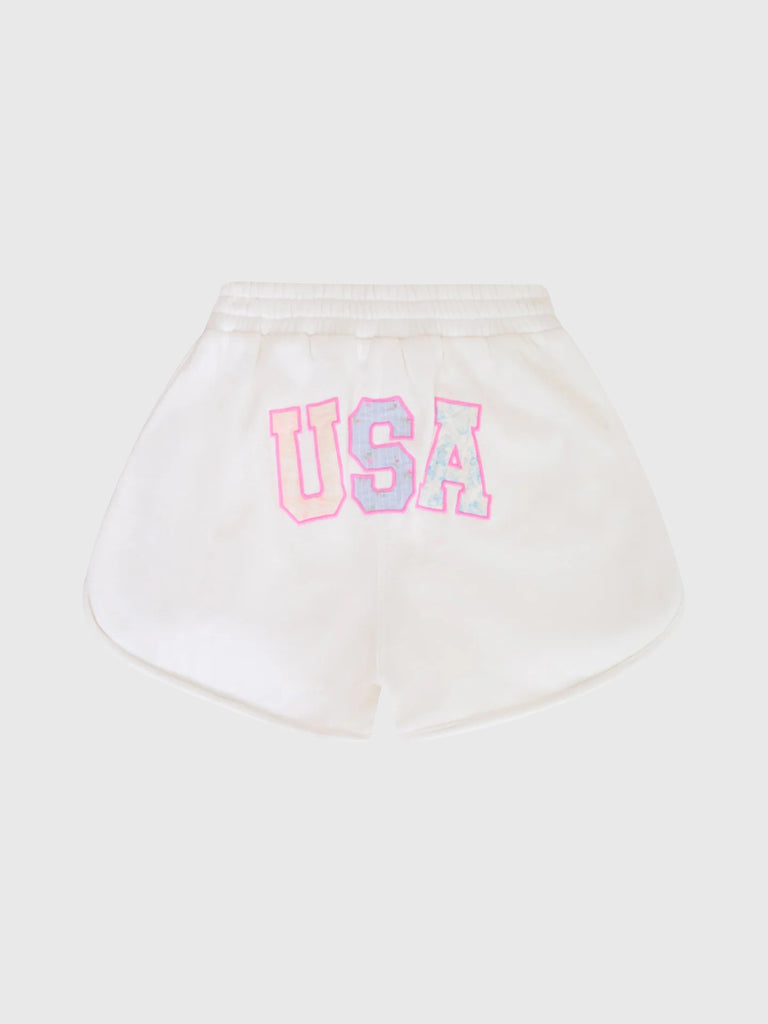 LoveShackFancy Women's Jeanette USA Short – Saint Bernard