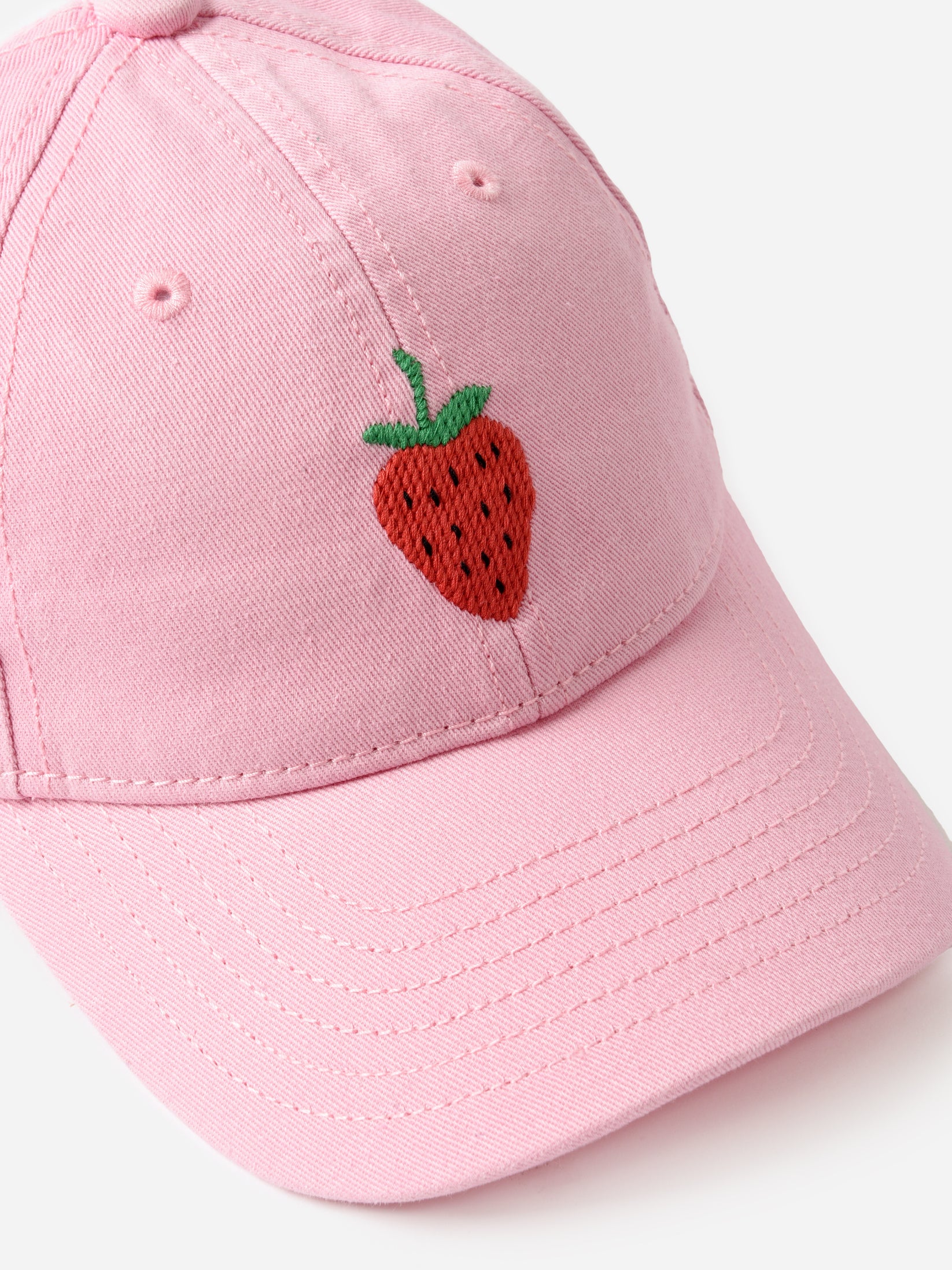 Harding Lane Kids' Strawberry Canvas Hat | $37.00 | Saint Bernard