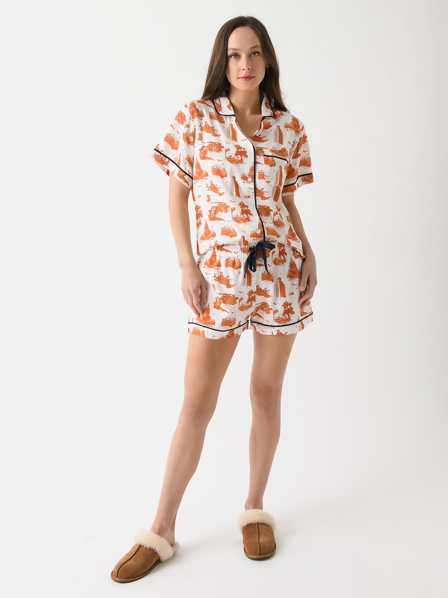 Katie Kime Women's Austin Toile Pajama Set – saintbernard.com