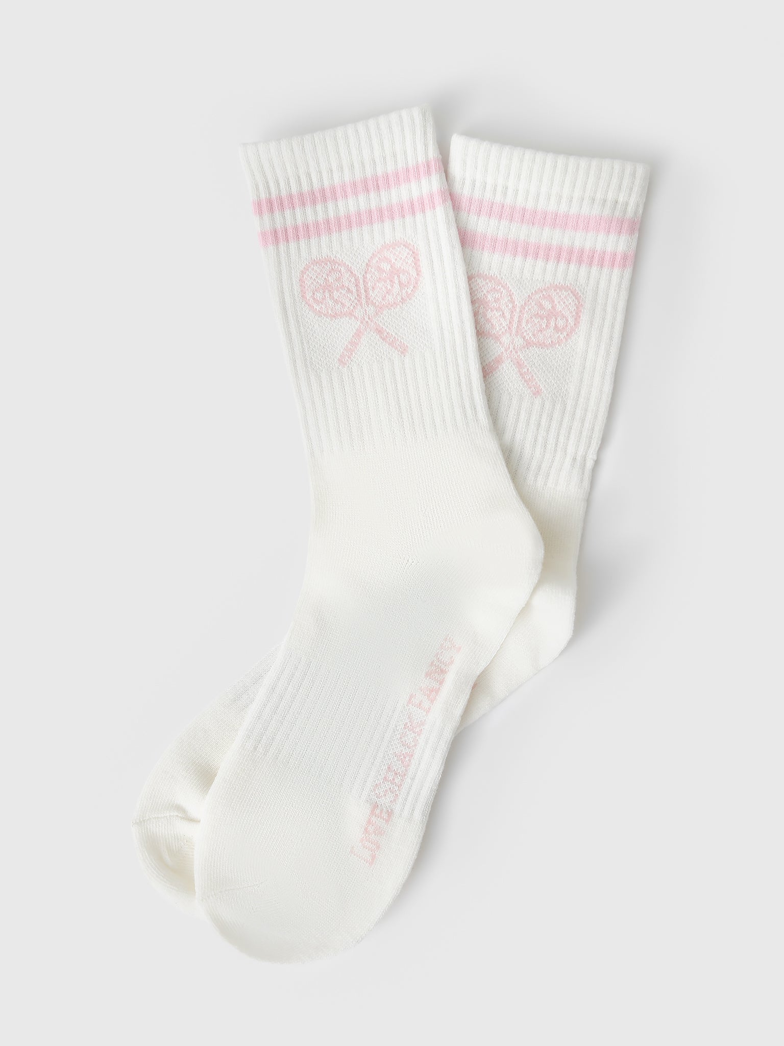 LoveShackFancy Women's Lowell Tennis Socks | $30.00 | Saint Bernard