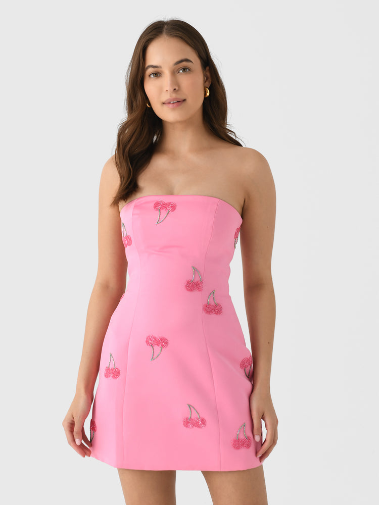Leo Lin Women's Roselle Embellished Bustier Mini Dress – Saint Bernard