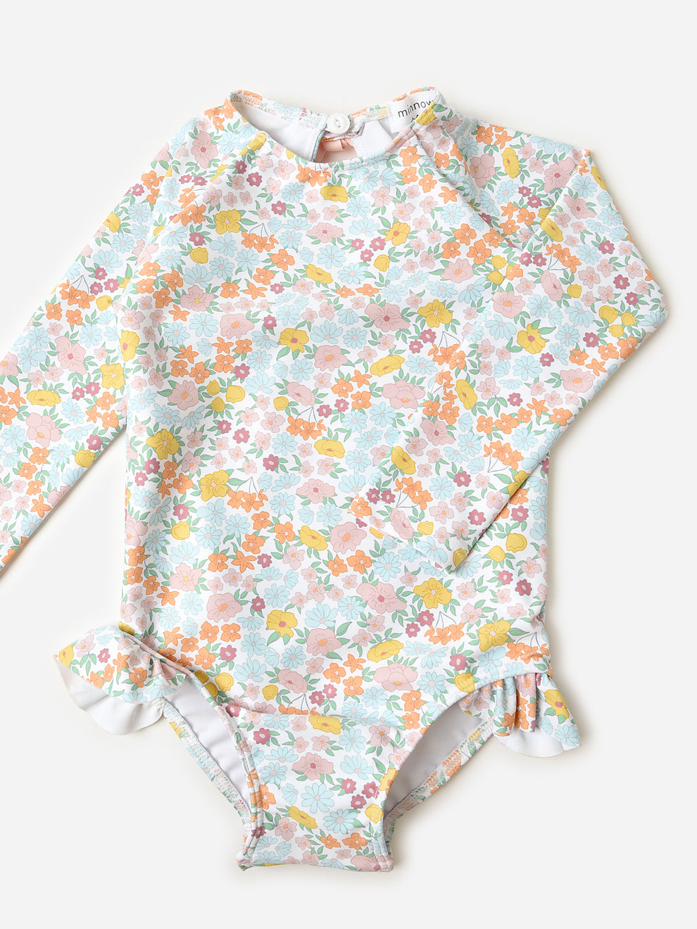 Minnow Girls' Rash Guard One-Piece Swimsuit | $68.00 | Saint Bernard