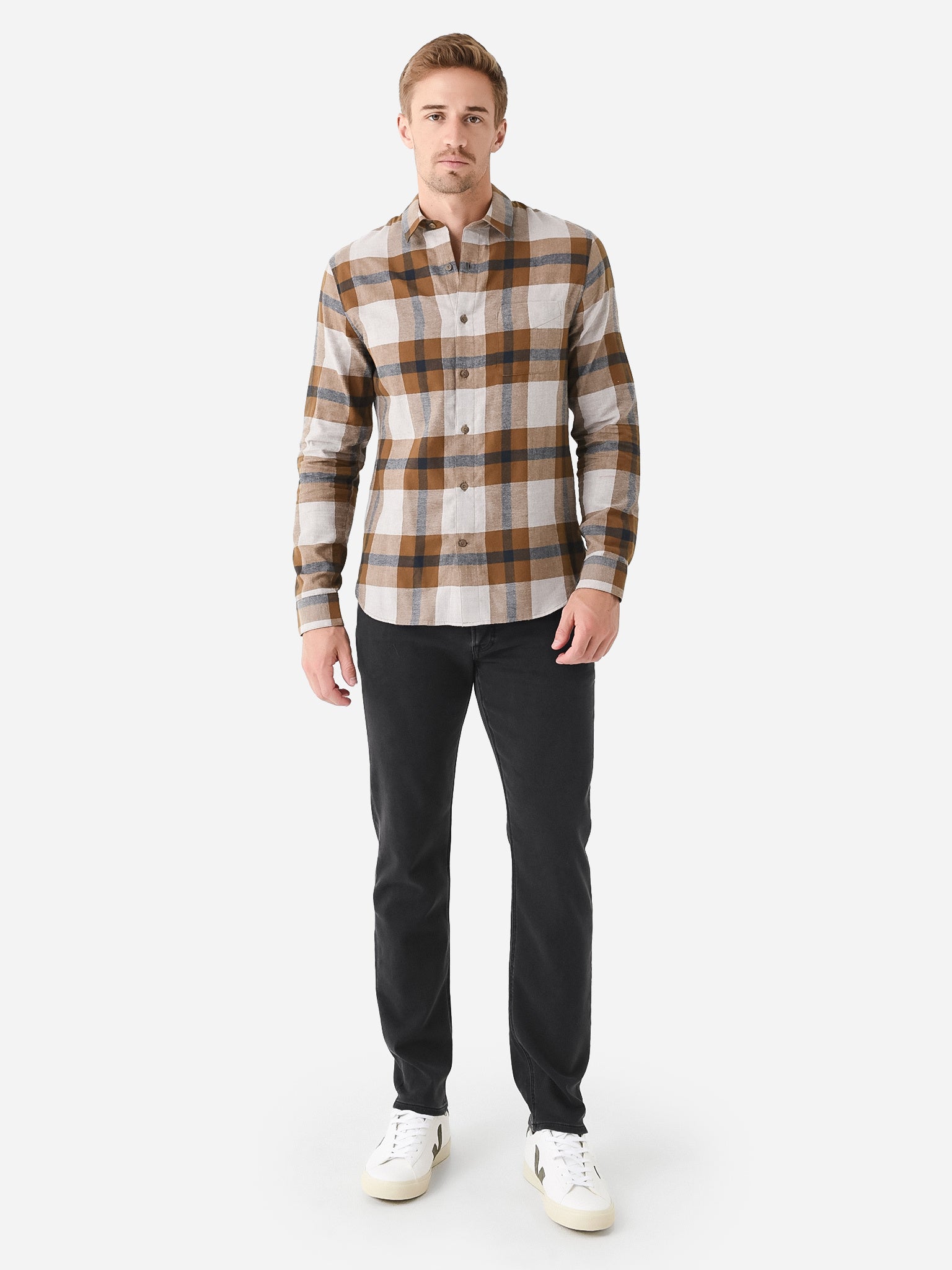 Vince Men's Yorkshire Plaid Shirt | $55.90 | Saint Bernard