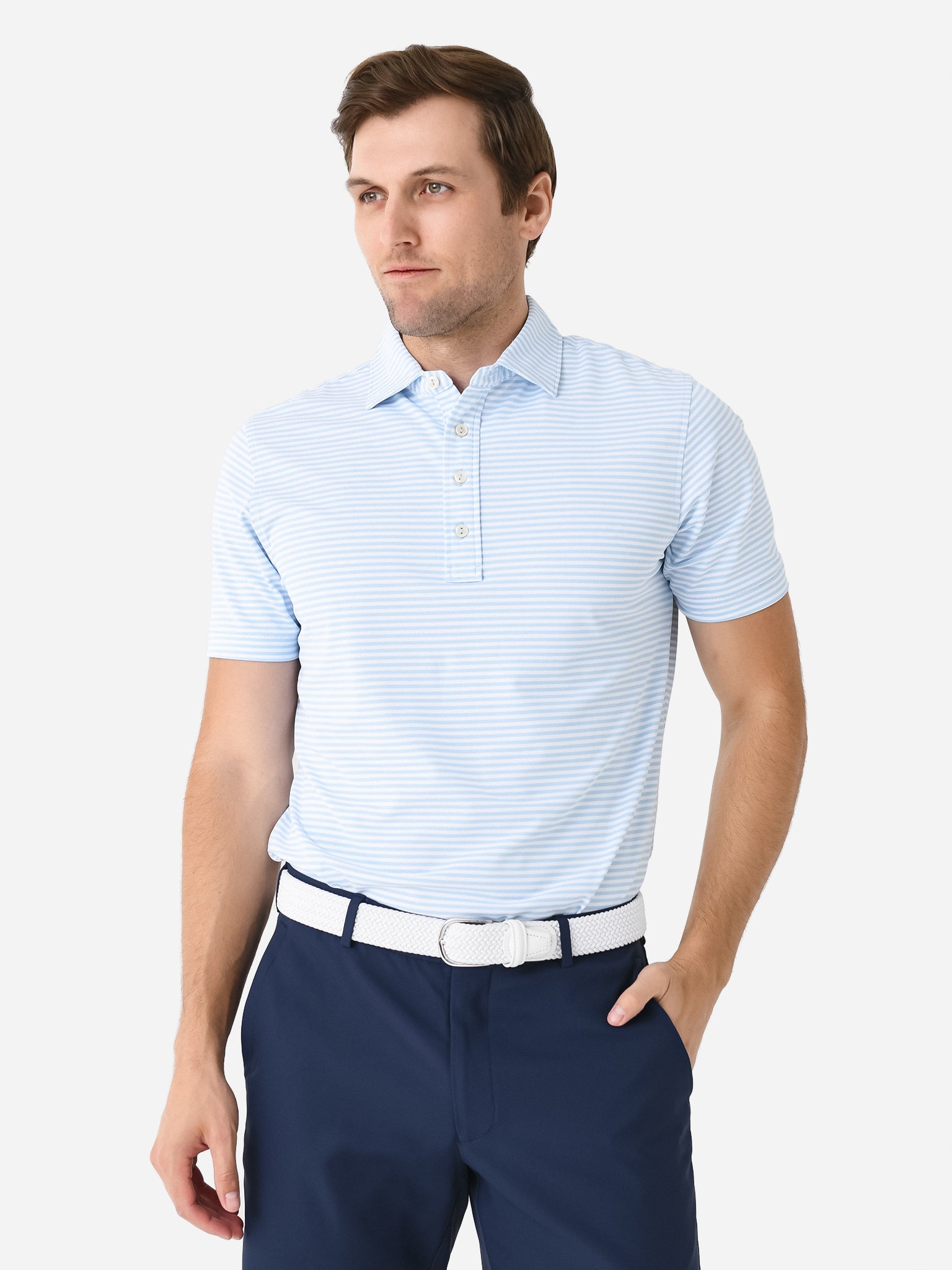 Peter Millar Crown Crafted Men's Mood Performance Mesh Polo | $115.00 ...
