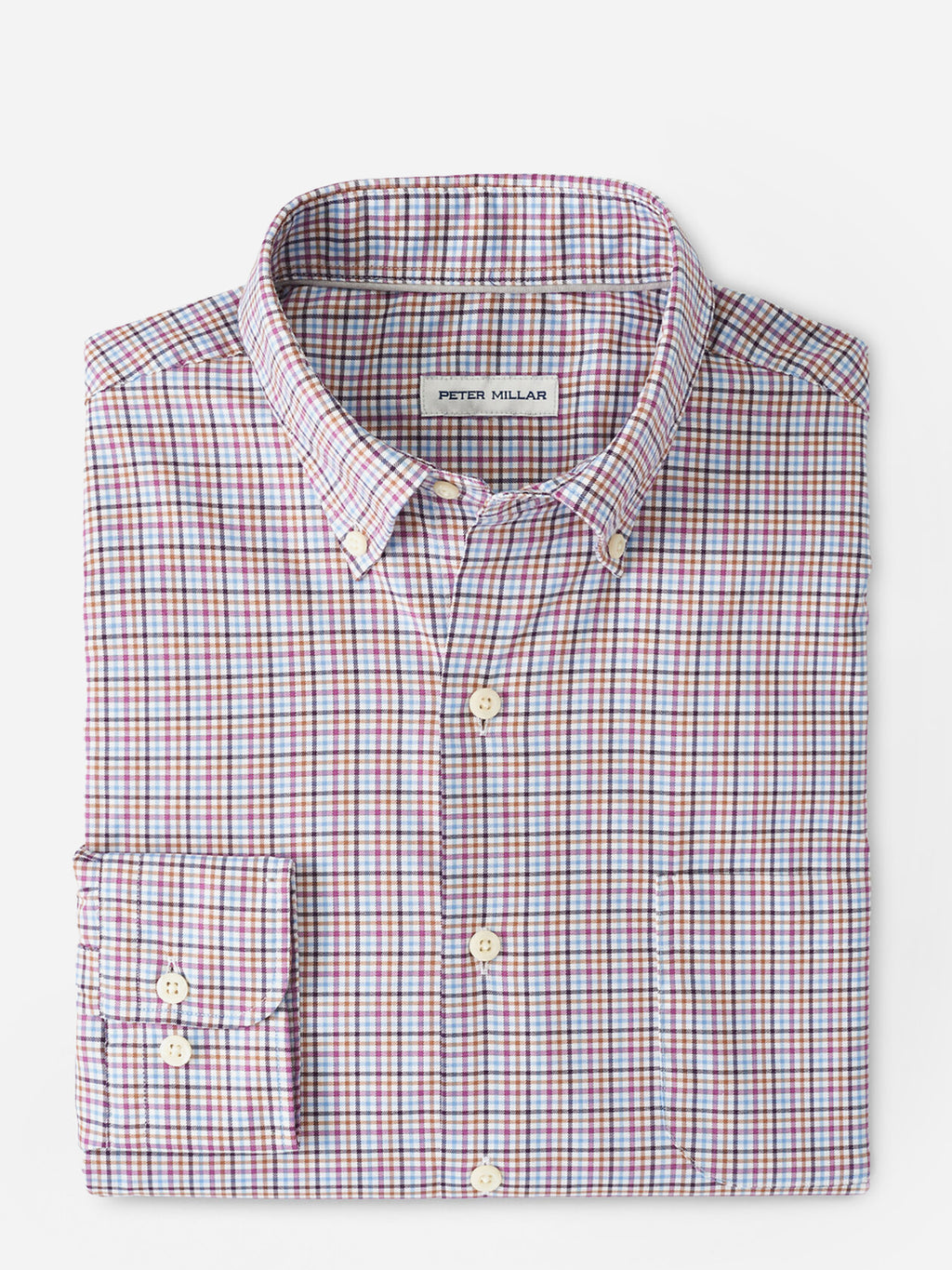 Peter Millar Crown Men's Market Cotton-Stretch Sport Shirt – Saint Bernard