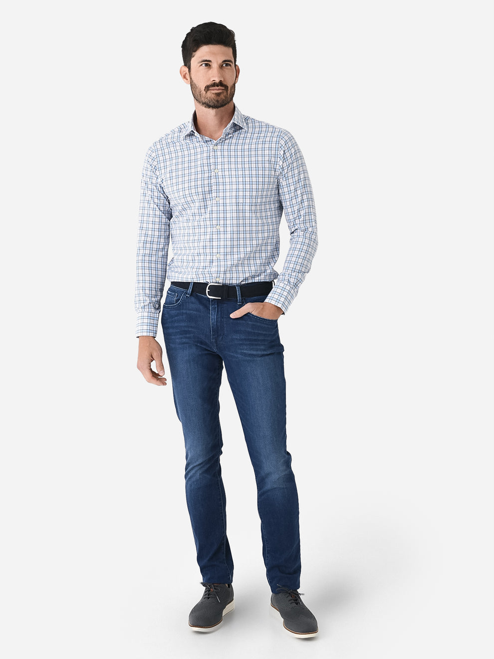 Peter Millar Crown Men's Hulbert Performance Poplin Sport Shirt | $160. ...
