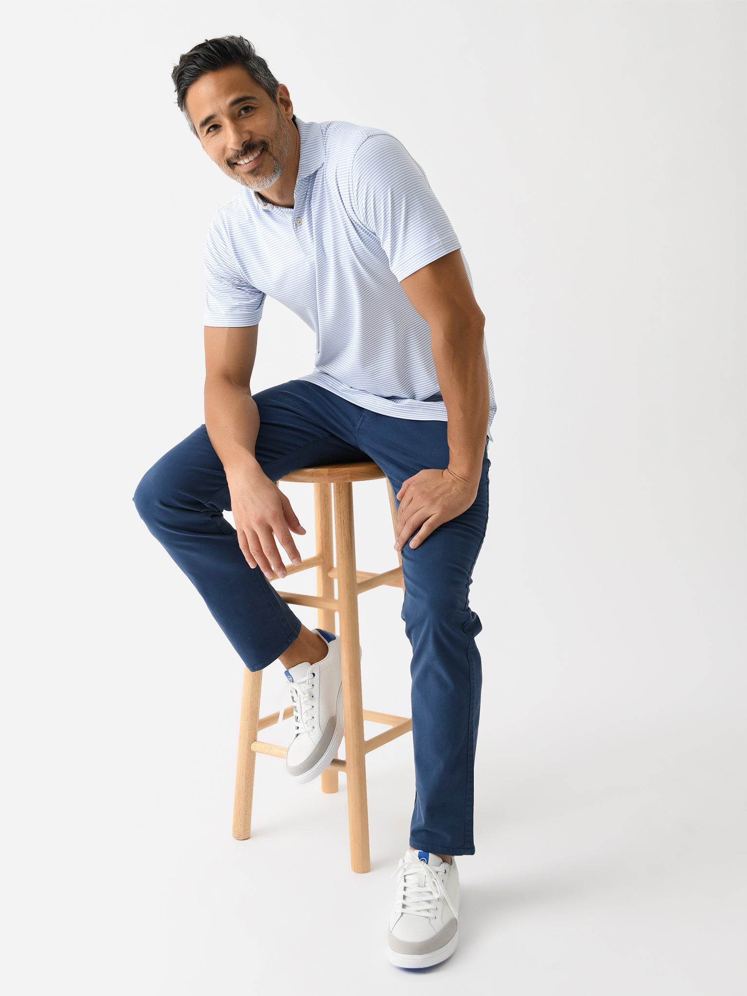 Peter Millar Crown Crafted Men's Ambrose Performance Jersey Polo | $115 ...