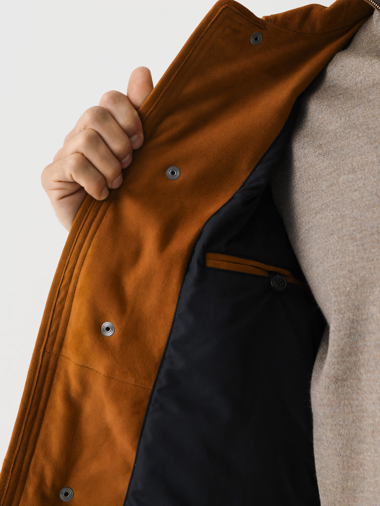 Peter Millar Crown Men's Suffolk Suede Coat – Saint Bernard