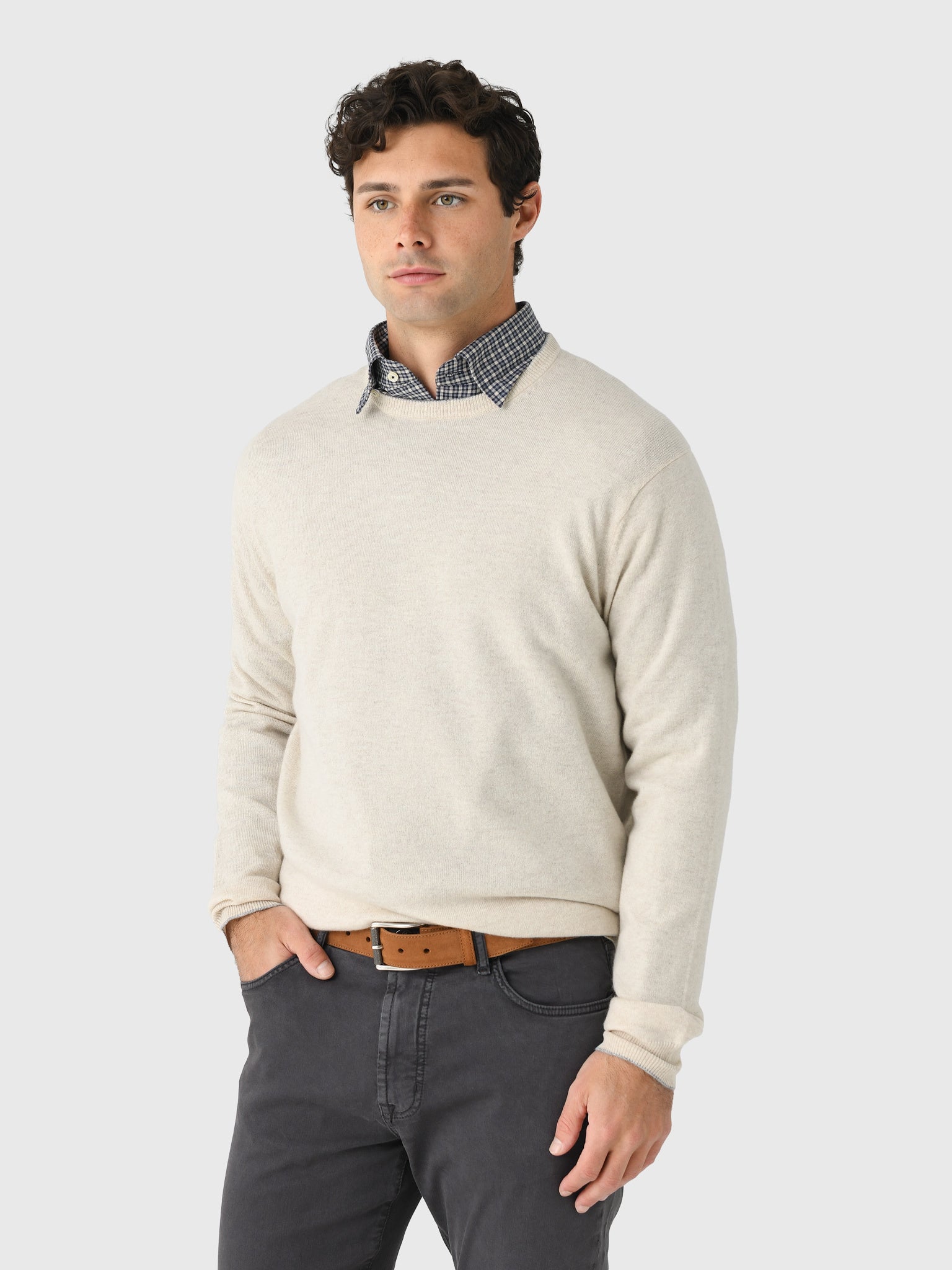 Peter Millar Crown Men's Heritage Cashmere Crewneck Sweater – Saint Bernard