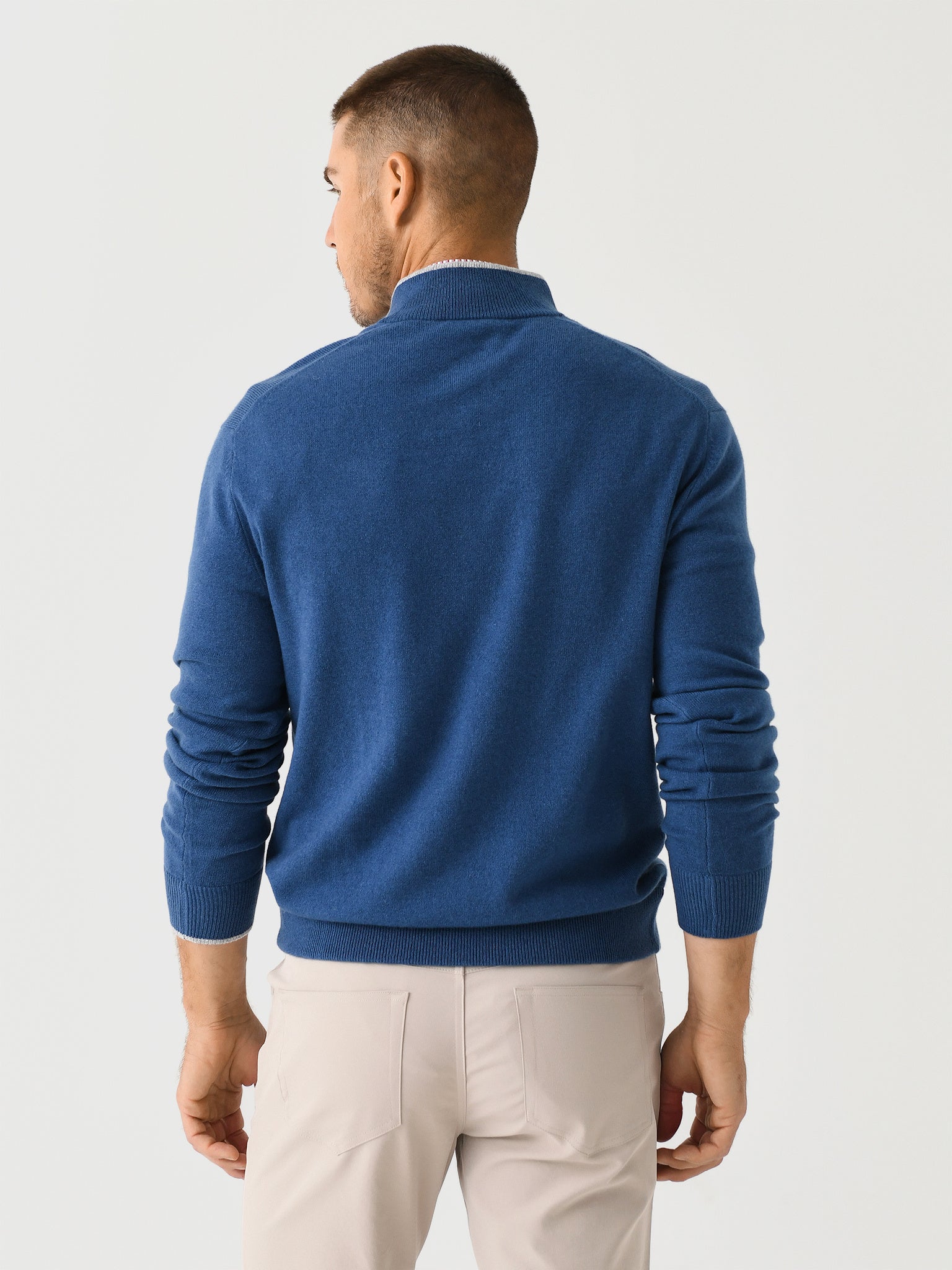 Greyson Men's Sebonack Quarter-Zip | $298.00 | Saint Bernard