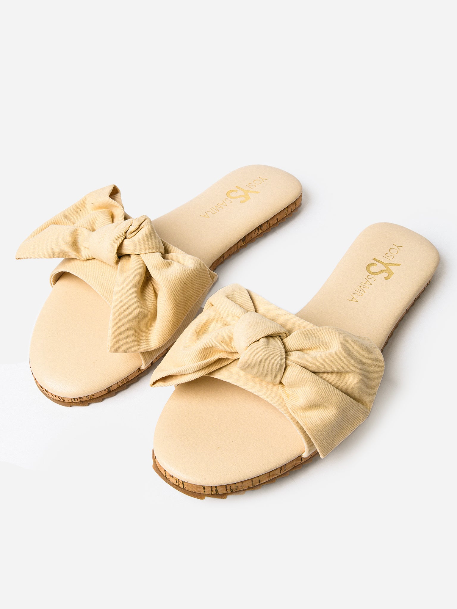 Yosi Samra Women's Mila Bow Slide | $78.00 | Saint Bernard