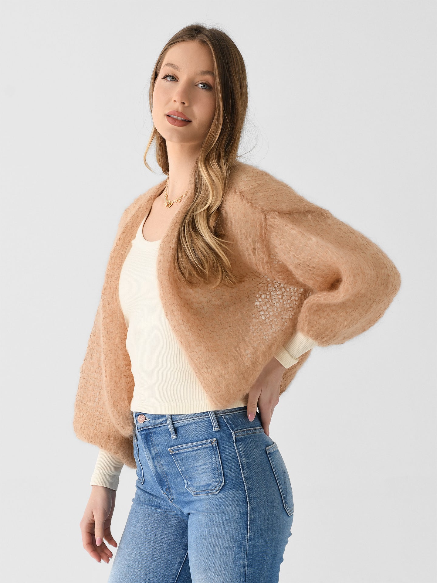 Maiami Women's Light Mohair Bomber Cardigan – Saint Bernard