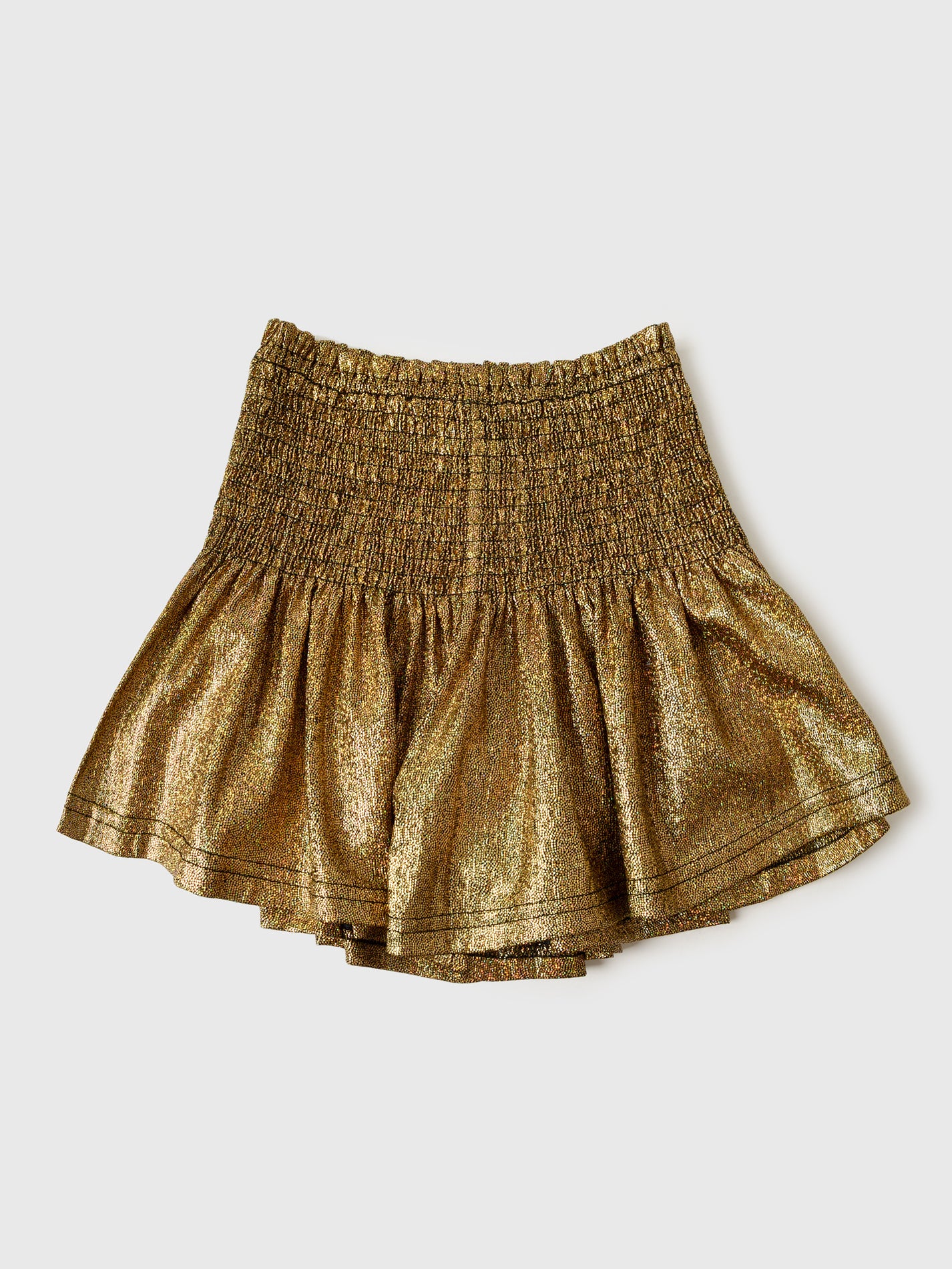 Molly Bracken Girls' Smocked Iridescent Short | $14.90 | Saint Bernard