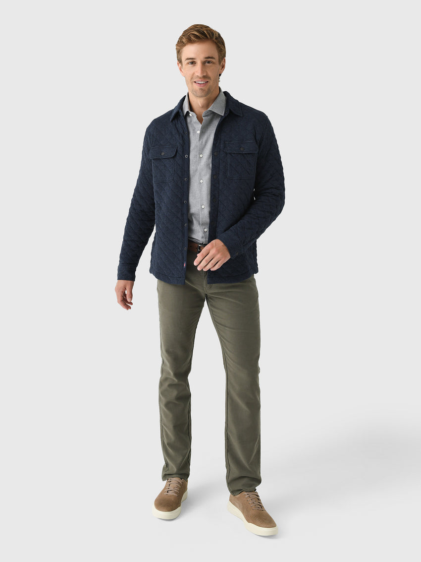 Faherty Brand Men's Epic Quilted Fleece CPO – Saint Bernard