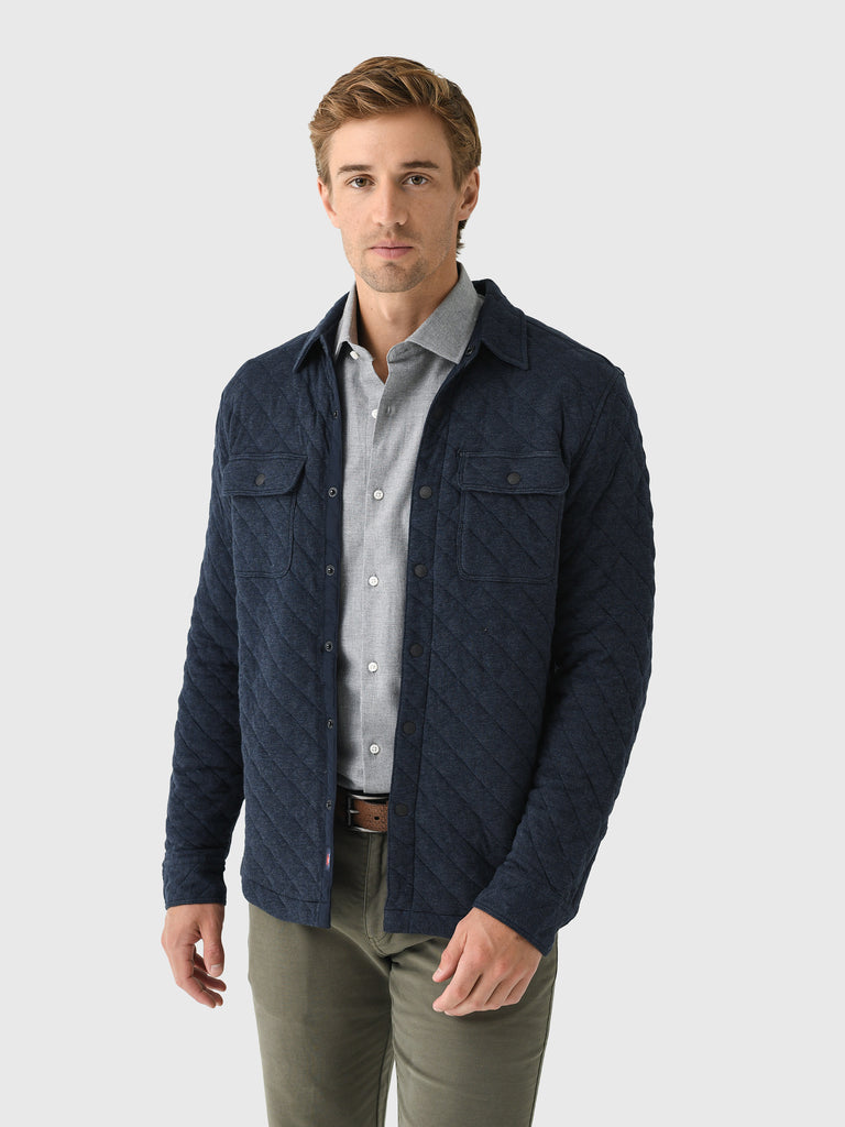 Faherty Brand Men's Epic Quilted Fleece CPO – Saint Bernard