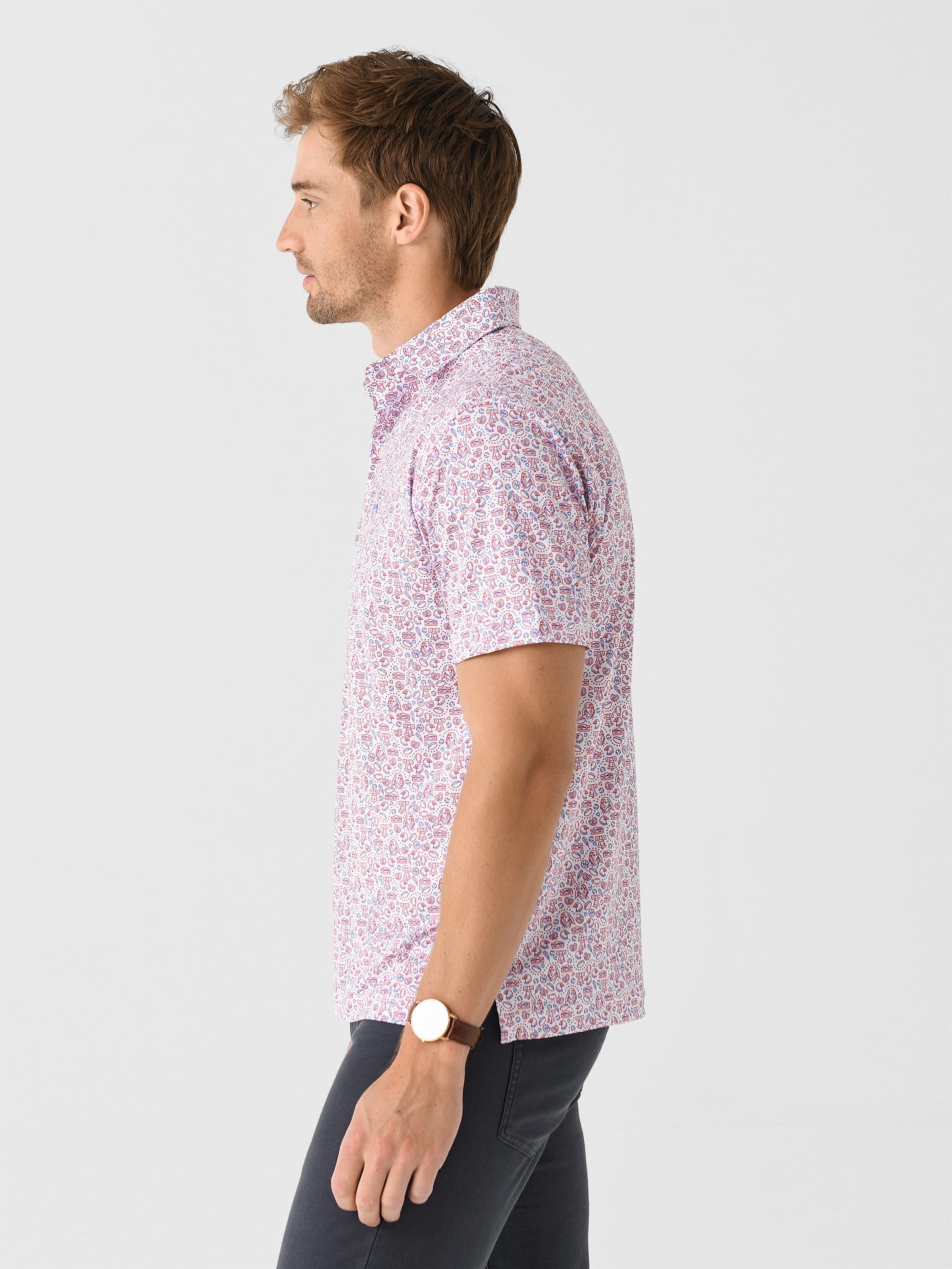 Rhoback Men's The Jawn Performance Polo | $98.00 | Saint Bernard