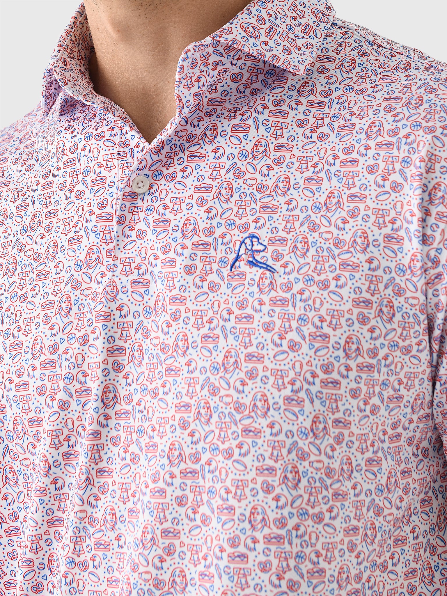 Rhoback Men's The Jawn Performance Polo | $98.00 | Saint Bernard