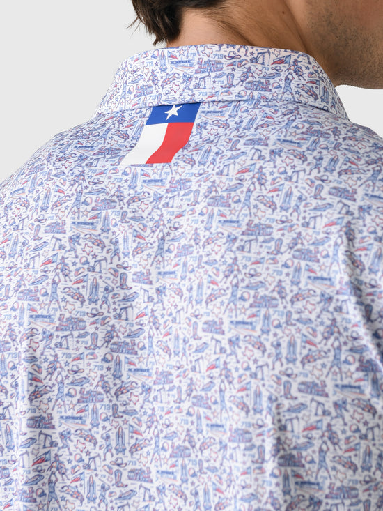 Rhoback Men's The Houston Polo | $100.00 | Saint Bernard