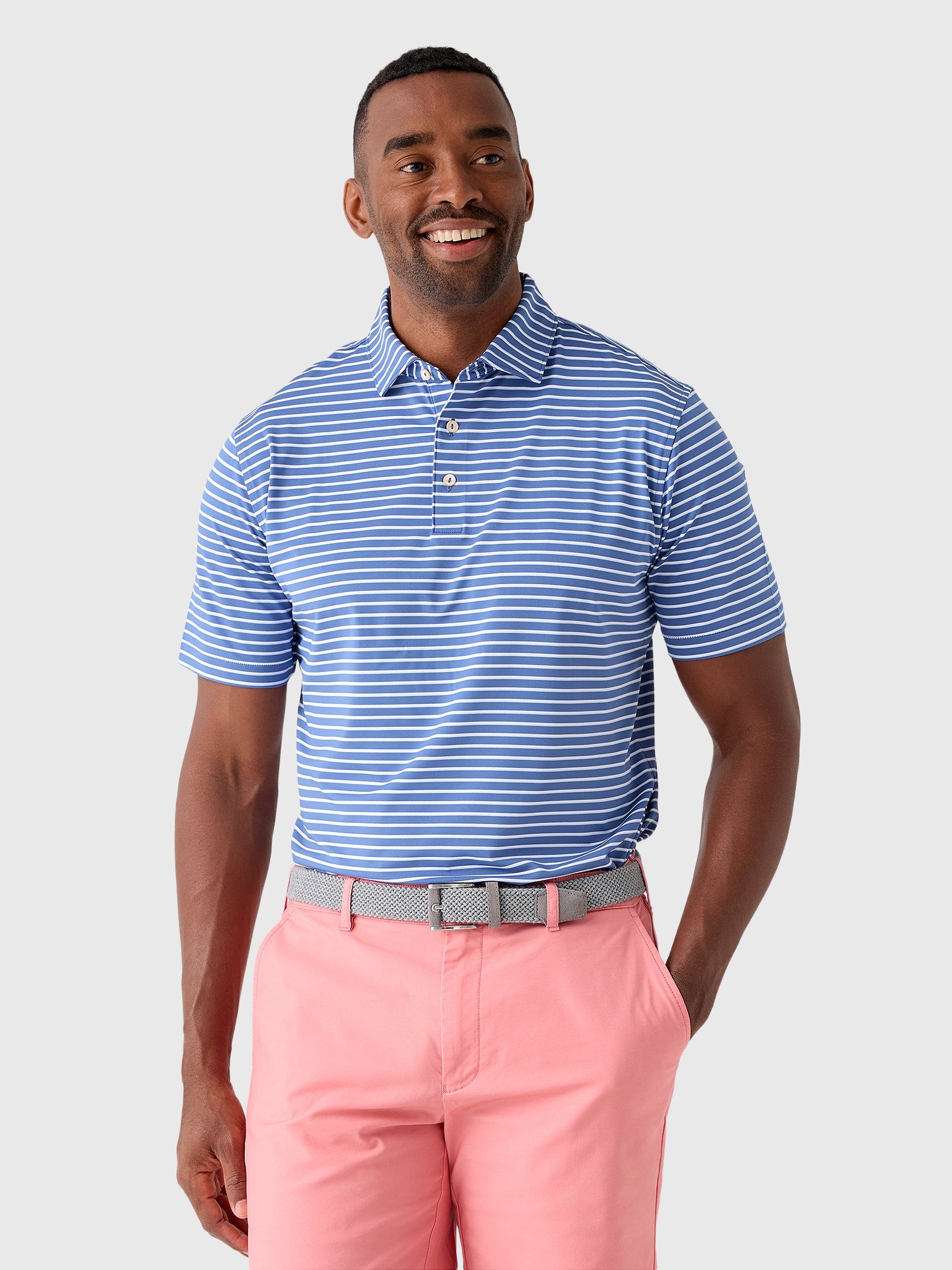Peter Millar Crown Sport Men's Dunnes Performance Jersey Polo – Saint ...