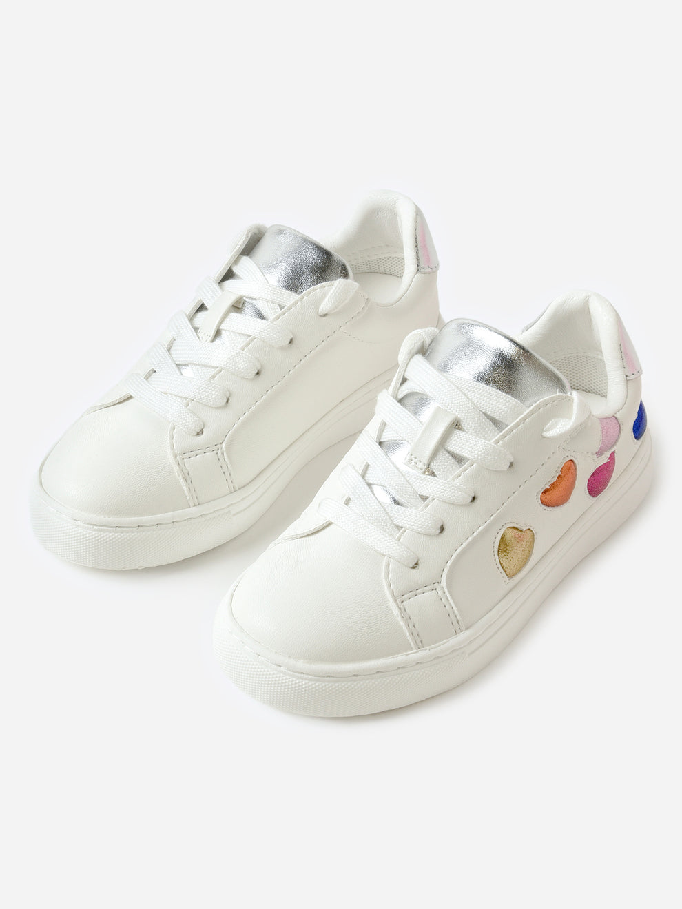 Yosi Samra Girls' Miss Gaia Hearts Sneaker | $60.00 | Saint Bernard