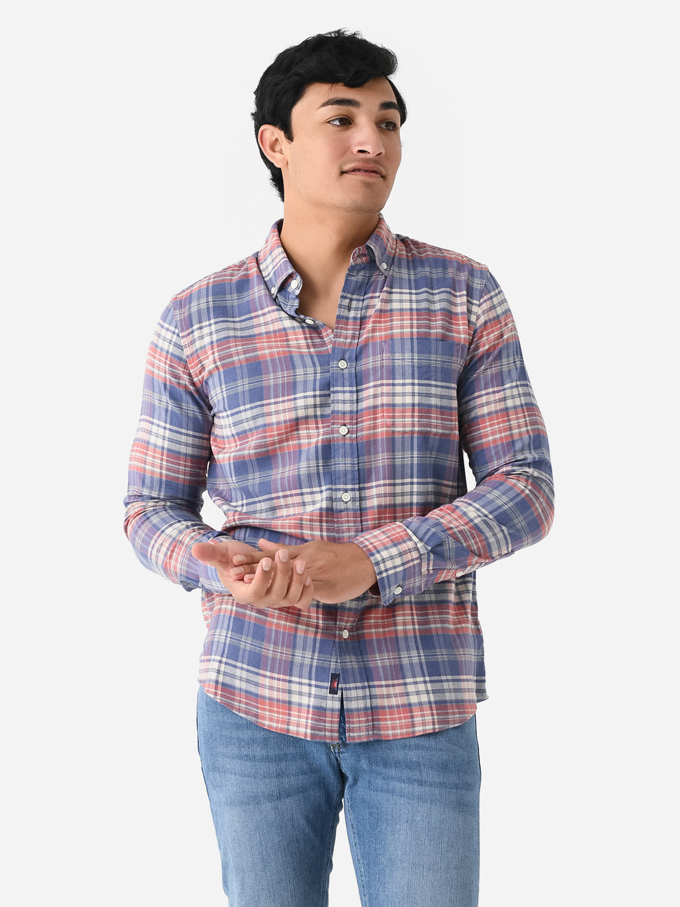Faherty Brand Men's The All Time Shirt | $158.00 | Saint Bernard