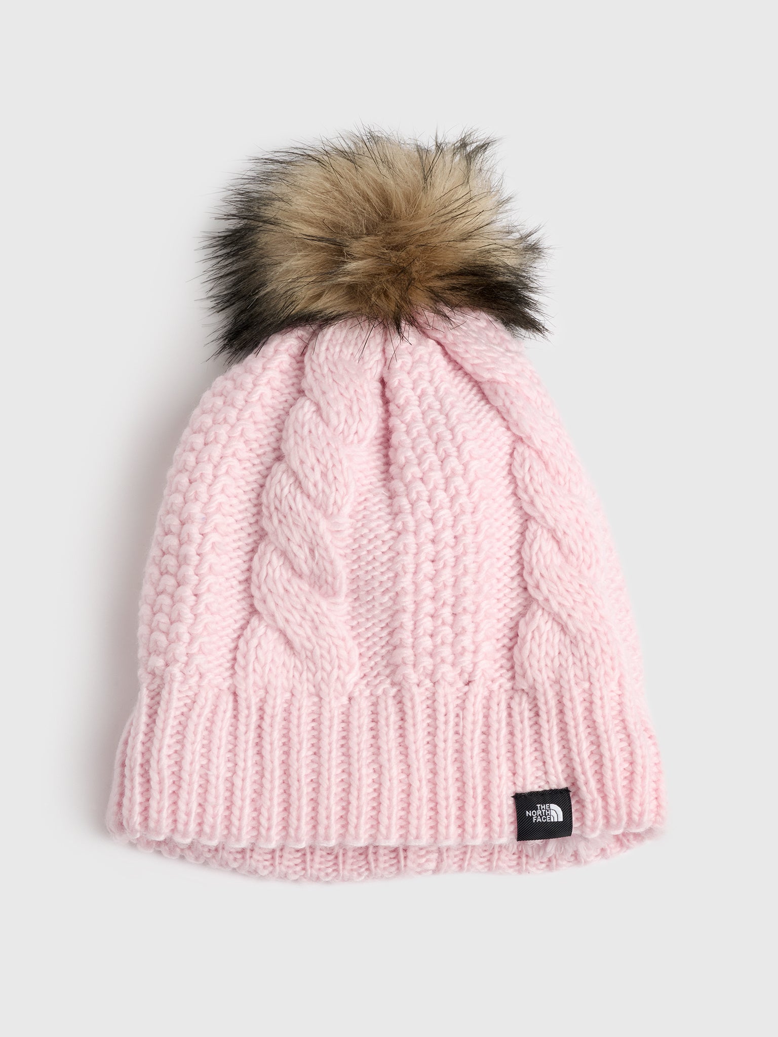 The North Face Kids' Lined Oh Mega Fur Pom Beanie | $35.00 | Saint