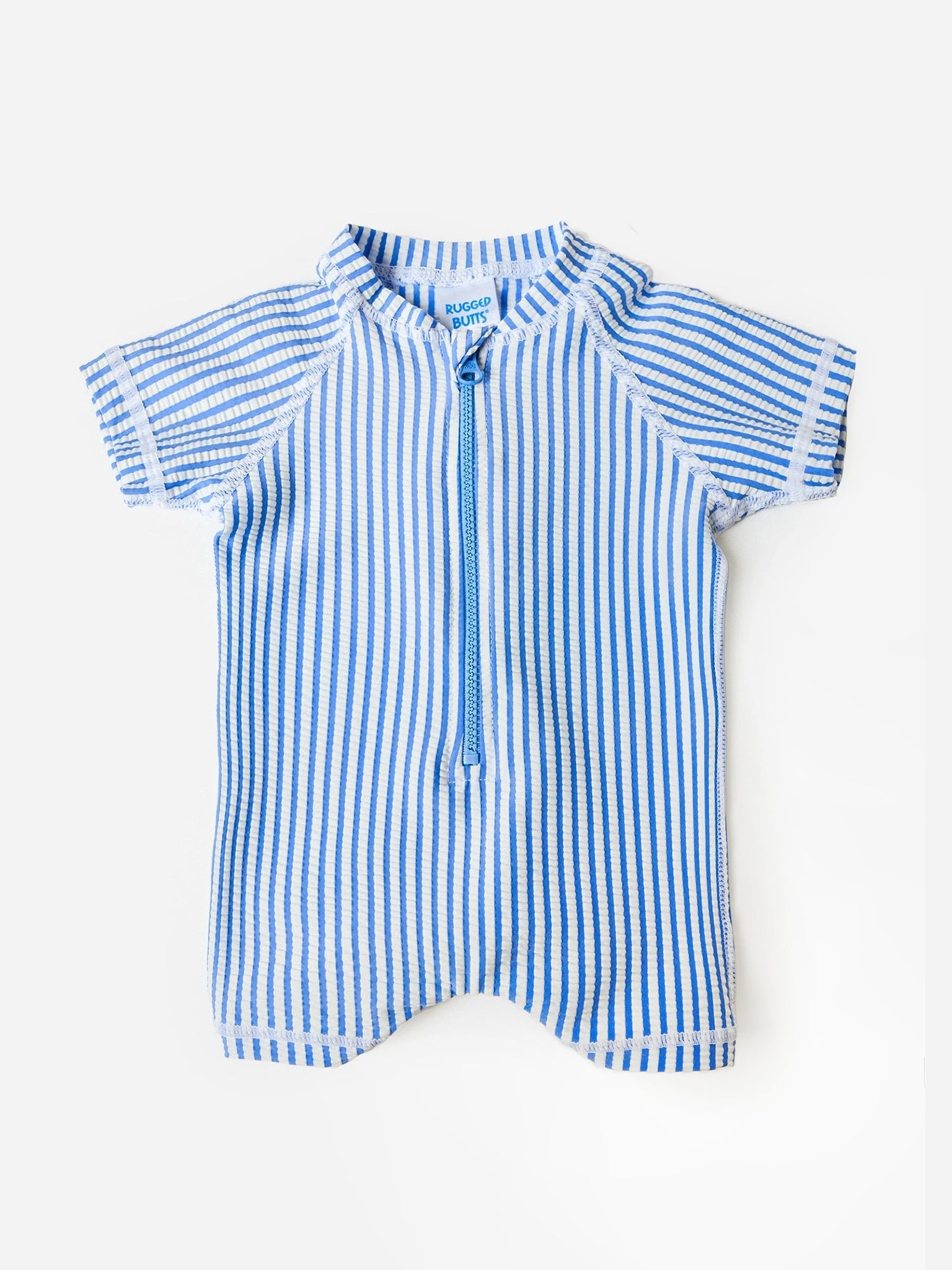Rufflebutts Baby Boys' Short Sleeve Onesie Rash Guard | $30.00 | Saint ...