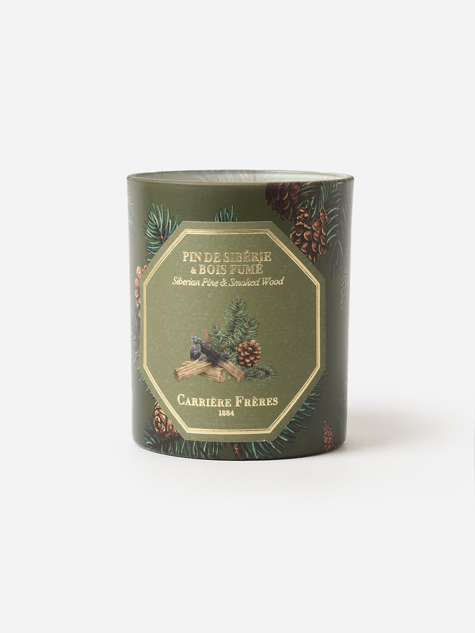 Carriere Freres Siberian Pine + Smoked Wood Candle – saintbernard.com