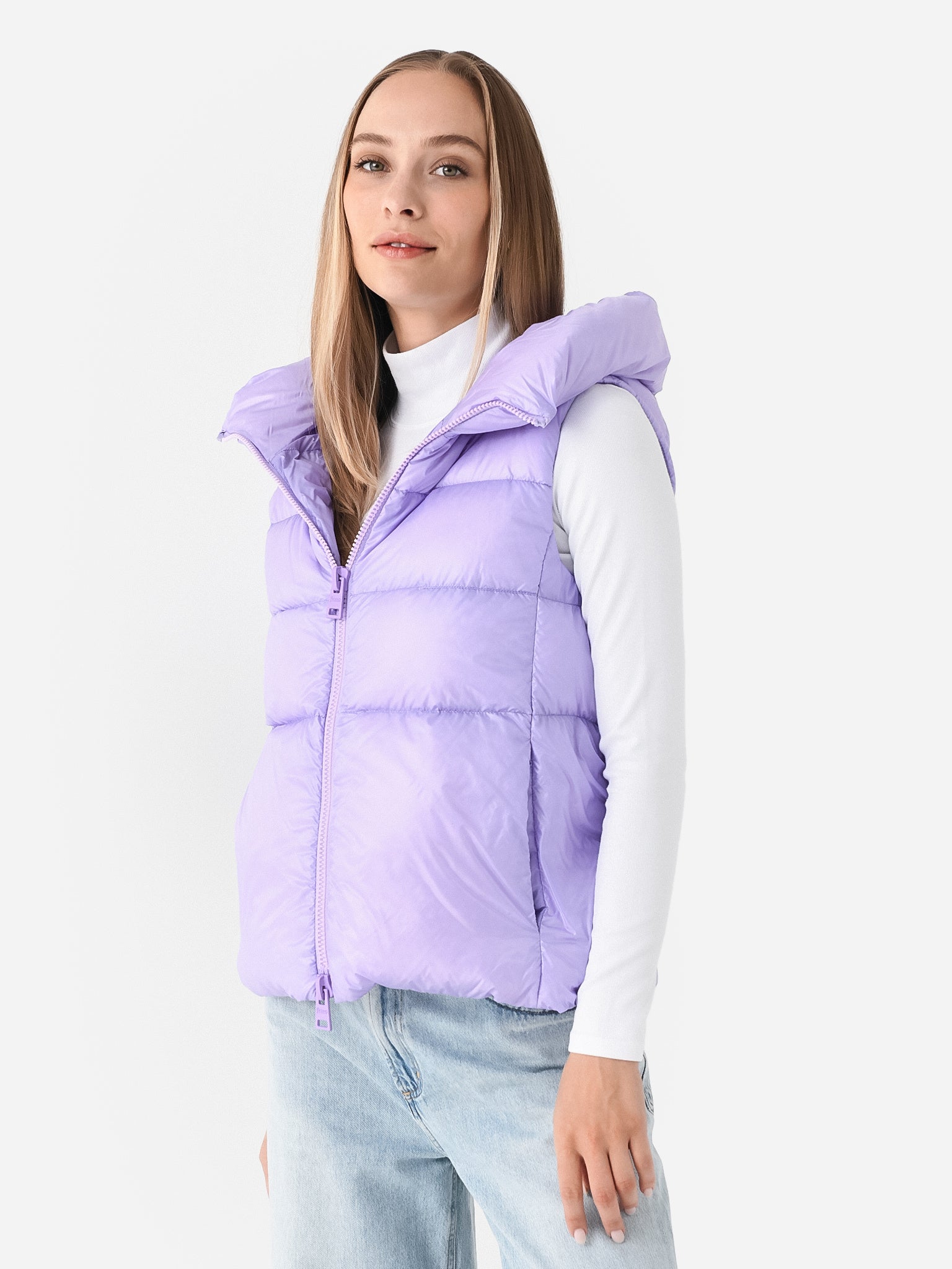 Herno Women's Woven Down Vest - Saint Bernard