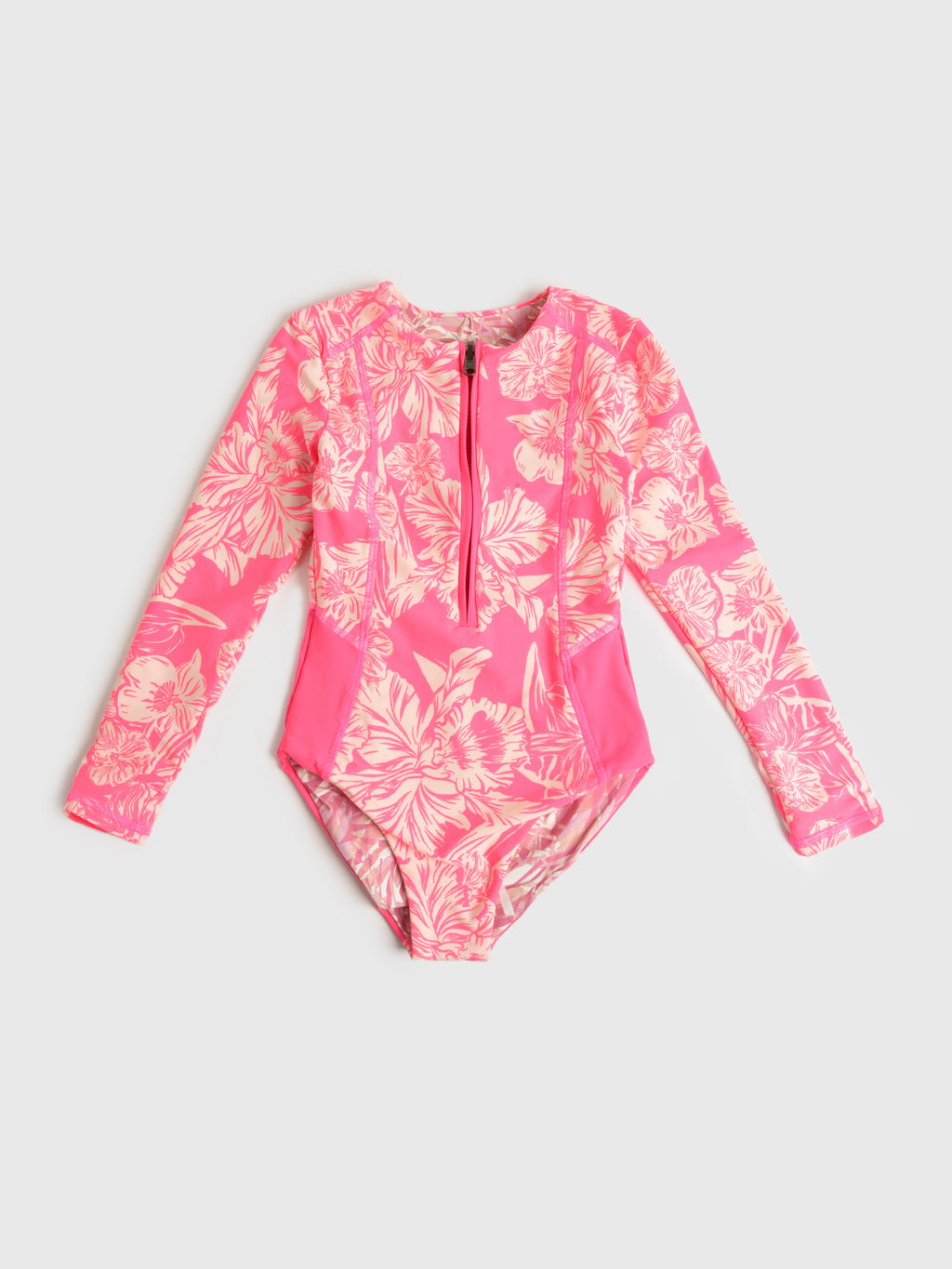 Maaji Girls' Pink Blossom Miku One-Piece Rash Guard – Saint Bernard