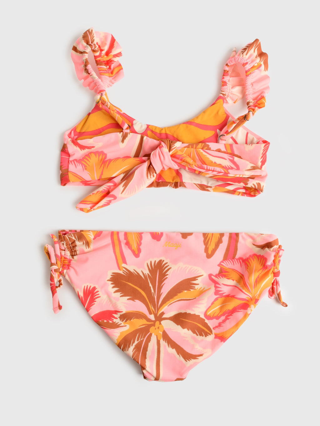 Maaji Girls' Pink Palms Mango Bikini Set – Saint Bernard