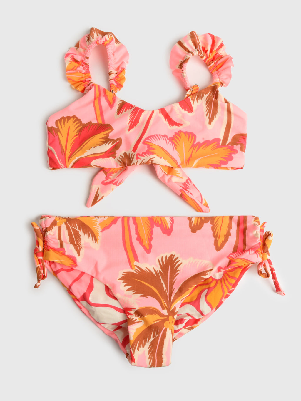 Maaji Girls' Pink Palms Mango Bikini Set – Saint Bernard