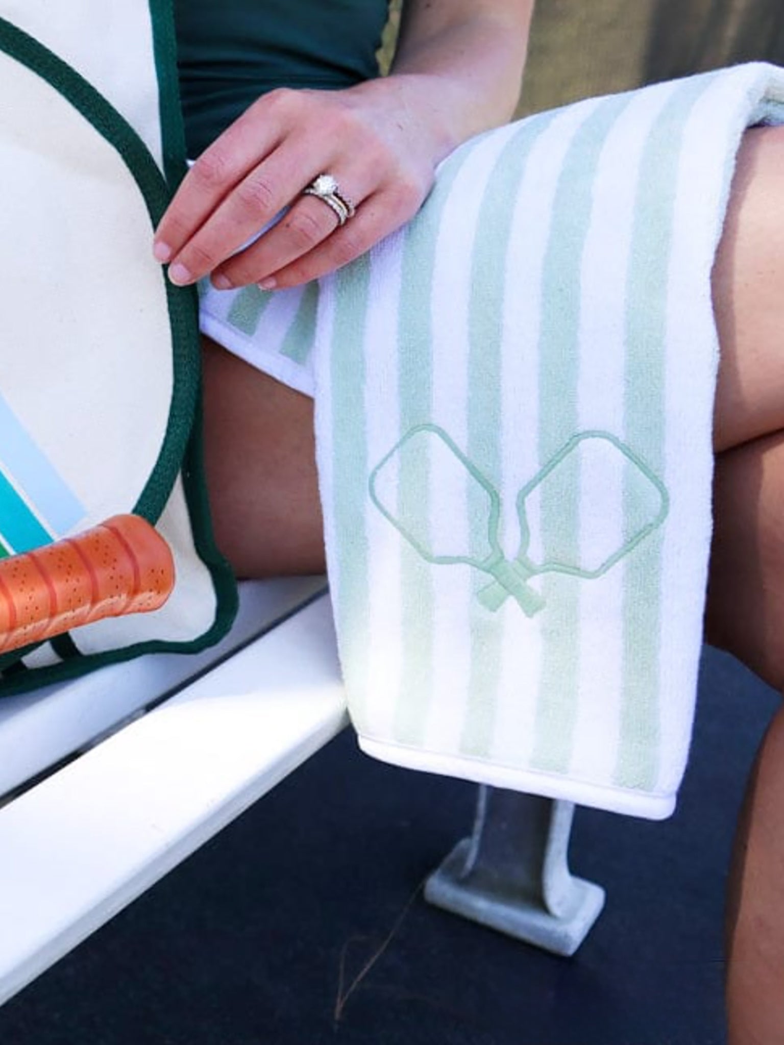 Weezie Pickleball Towel | $42.00 | Saint Bernard