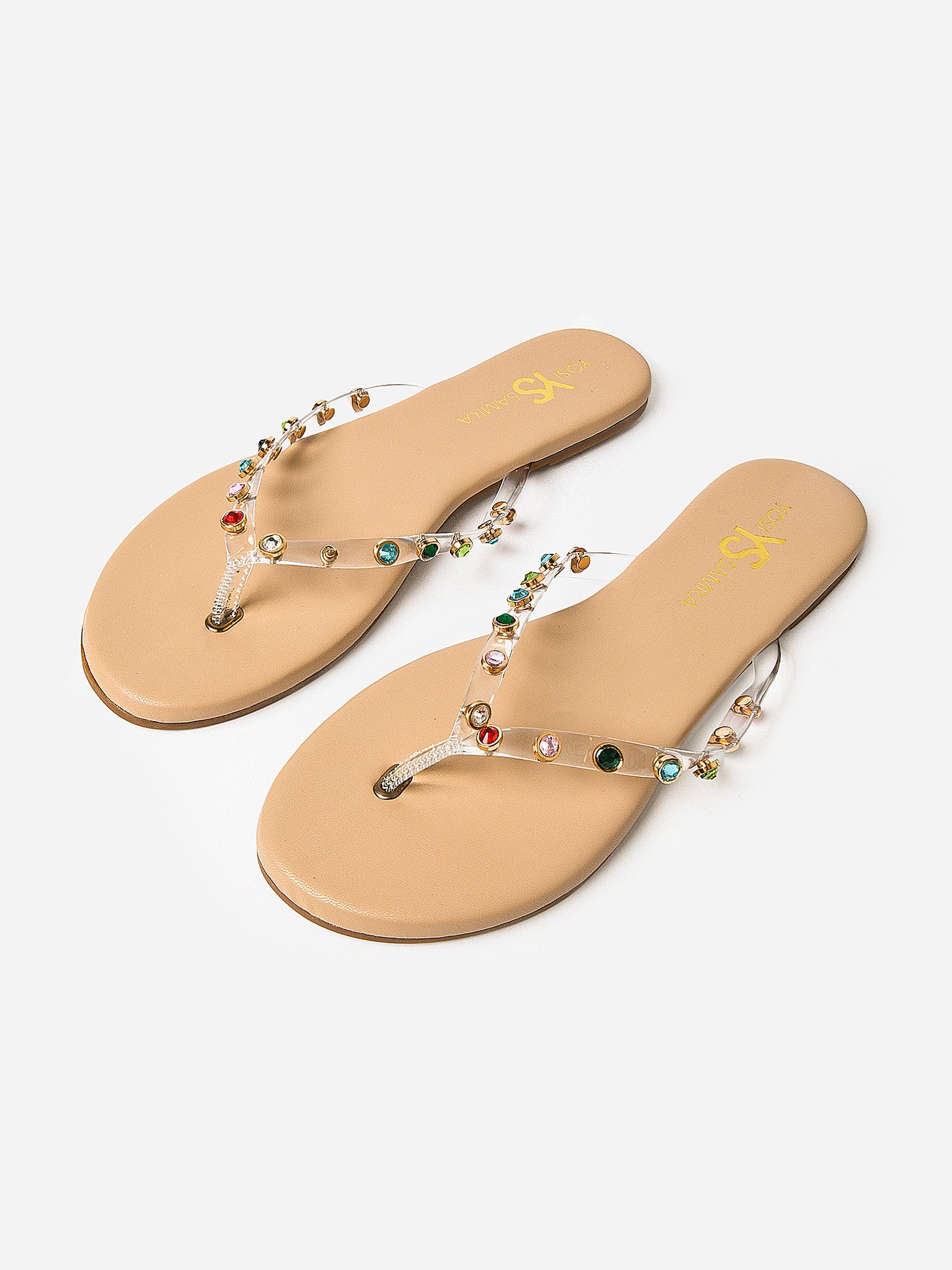 Yosi Samra Women's Rivington Gem Flip Flop – saintbernard.com