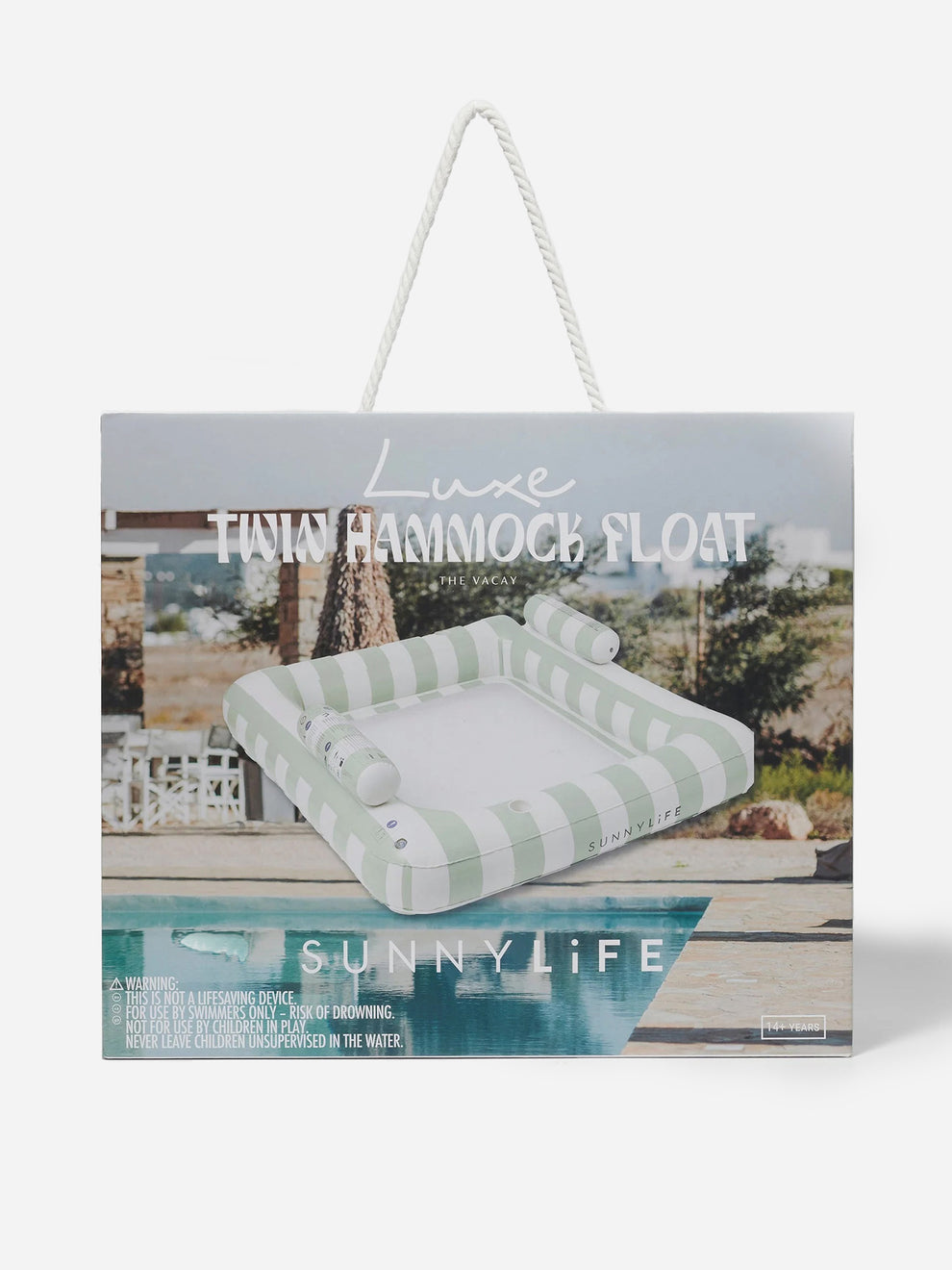 Sunnylife The Vacay Luxe Twin Hammock Float | $140.00 | Saint Bernard