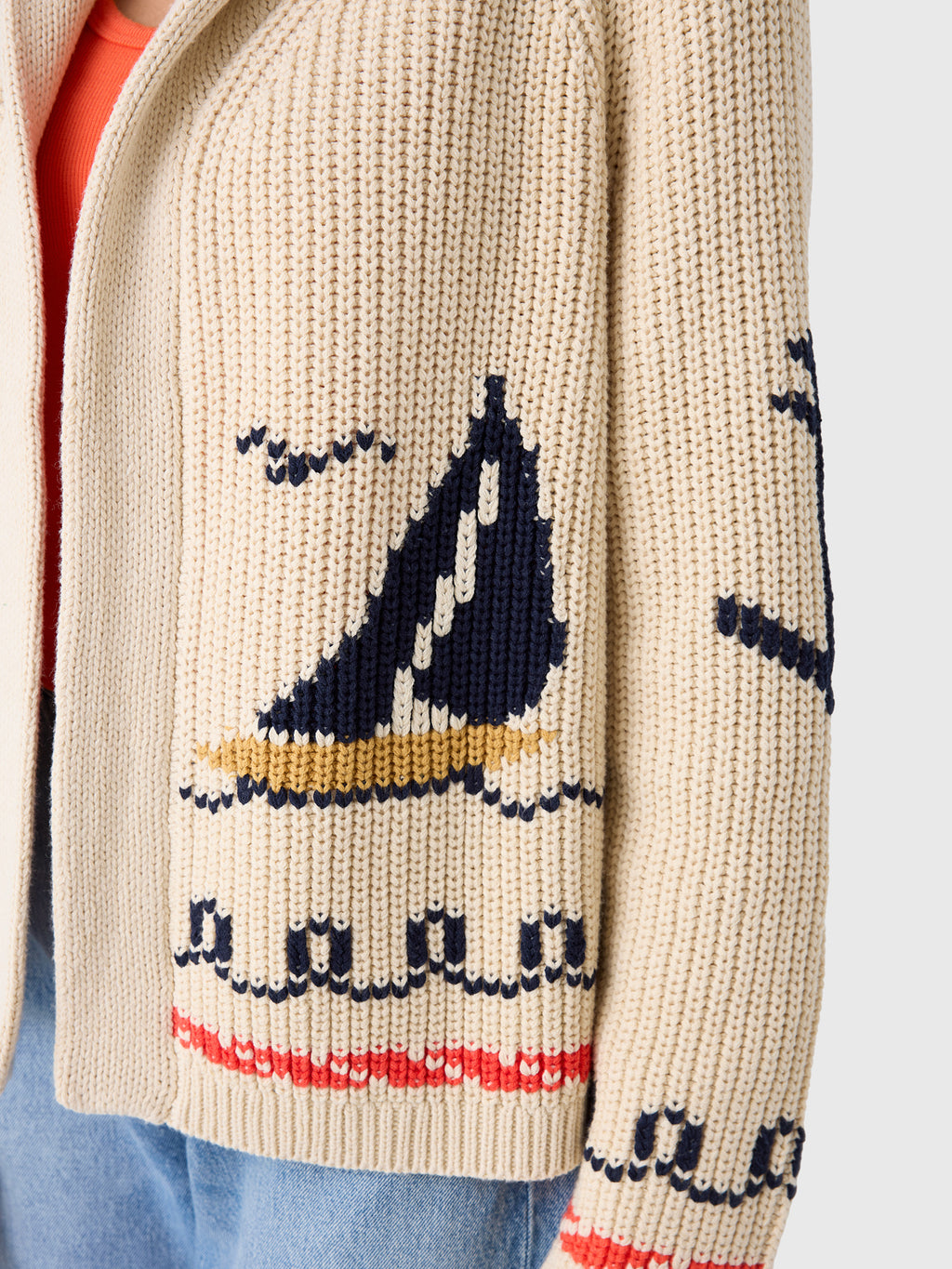 The Great Women's The Sailboat Lodge Cardigan – Saint Bernard