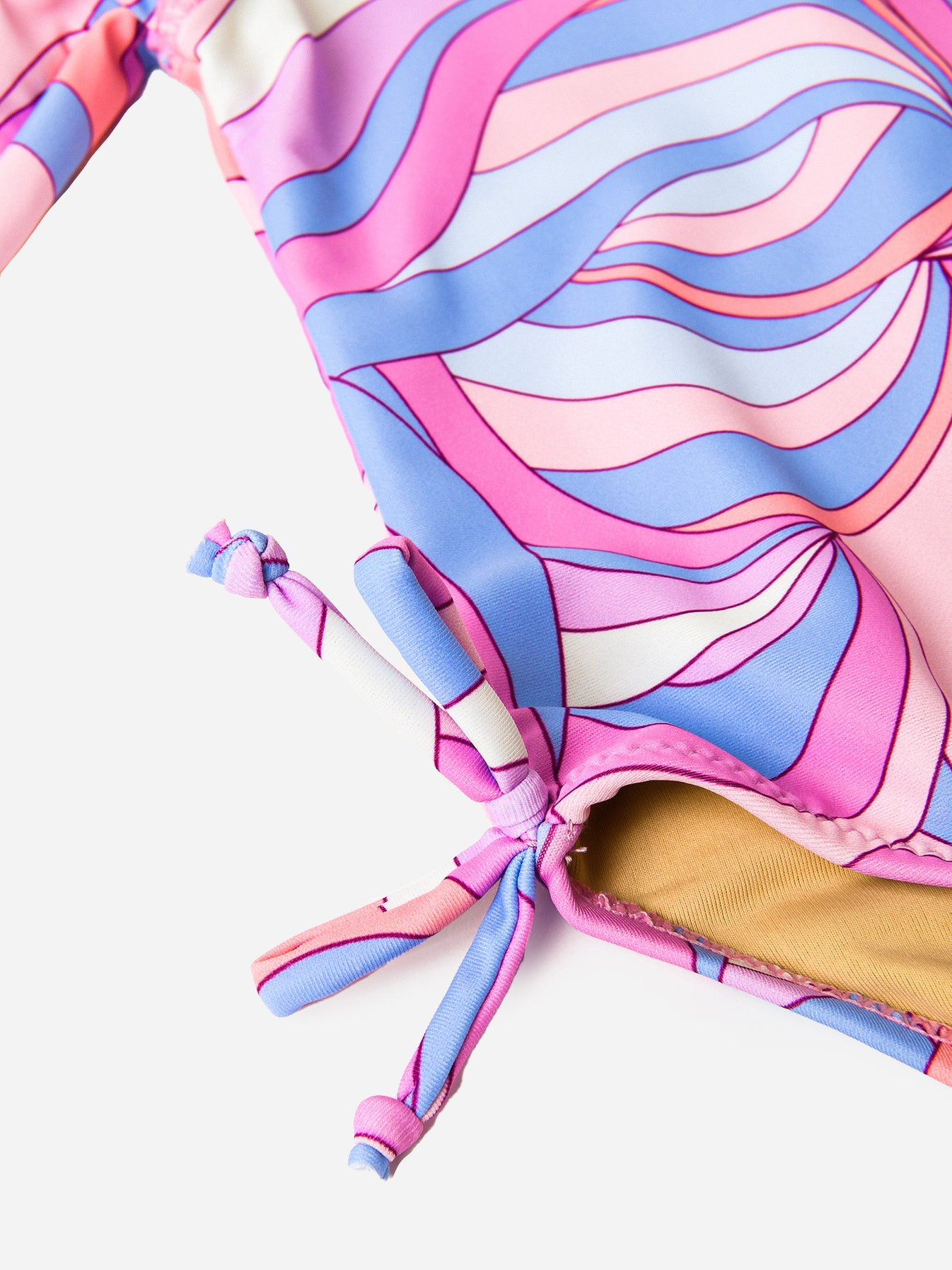 Shade Critters Girls' Candy Swirl Long Sleeve One-Piece Swimsuit ...