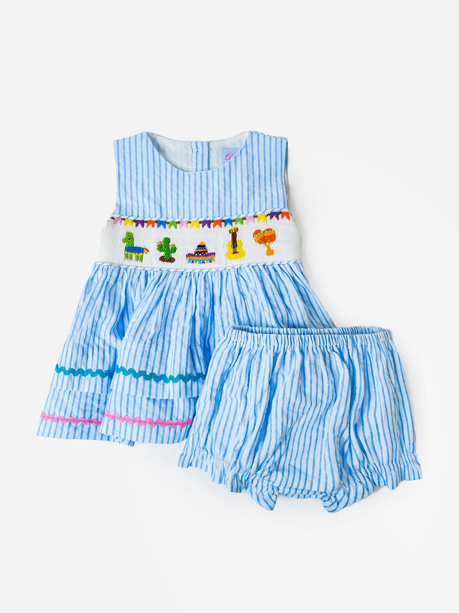 Ann+Reeves Baby Girls' Betsy Bloomer Set | $58.00 | Saint Bernard