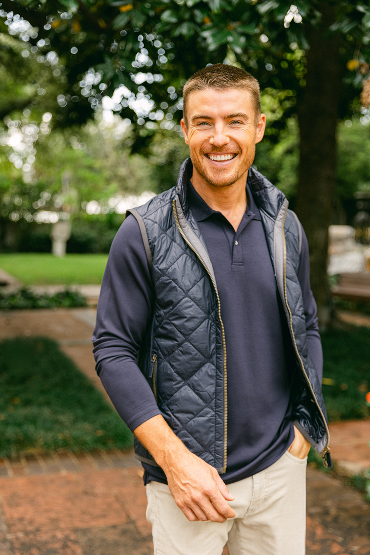 Criquet Men's Corduroy Quilted Shacket | $208.00 | Saint Bernard