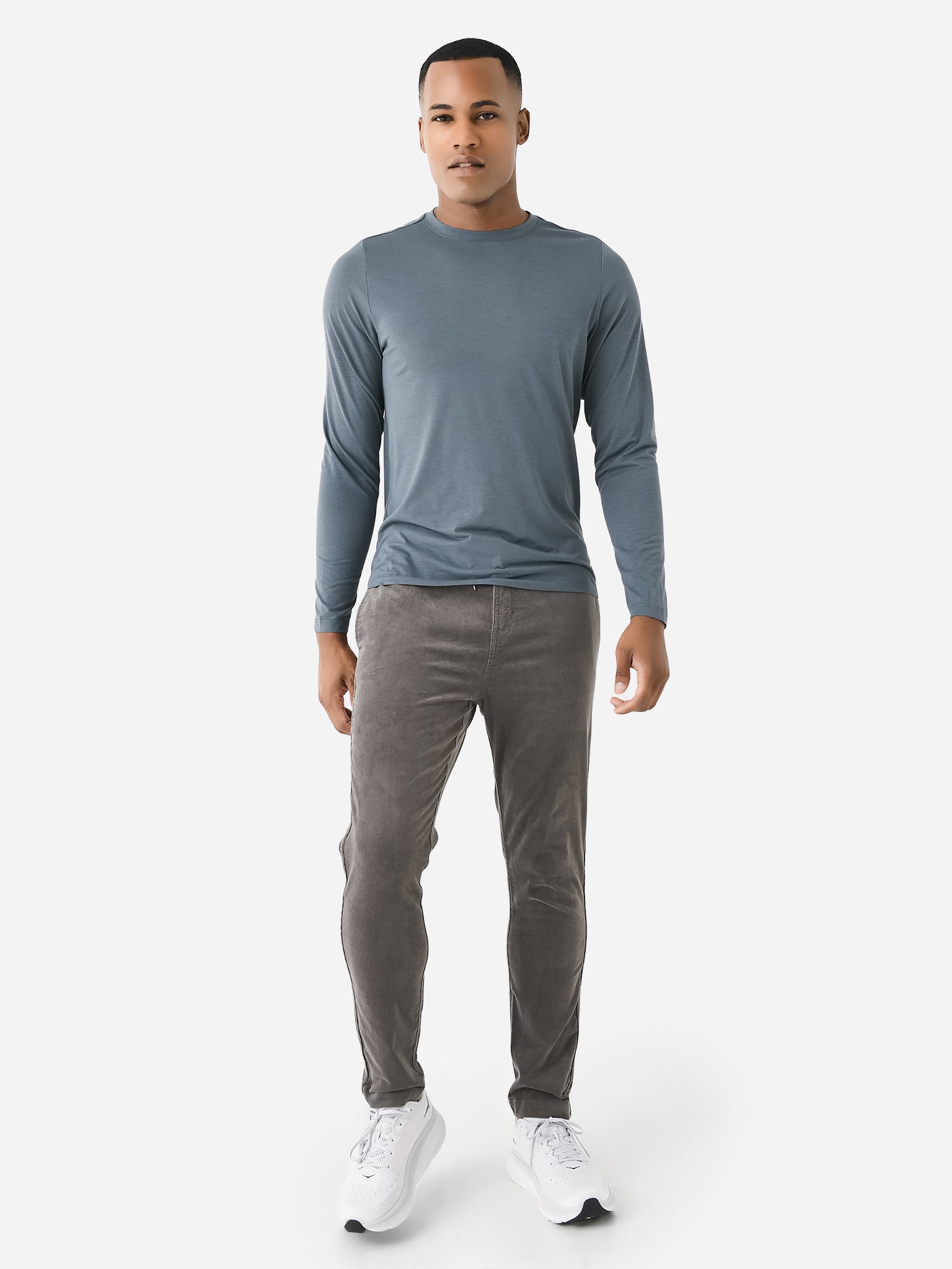Vuori Men's Long Sleeve Current Tech Tee | $58.00 | Saint Bernard