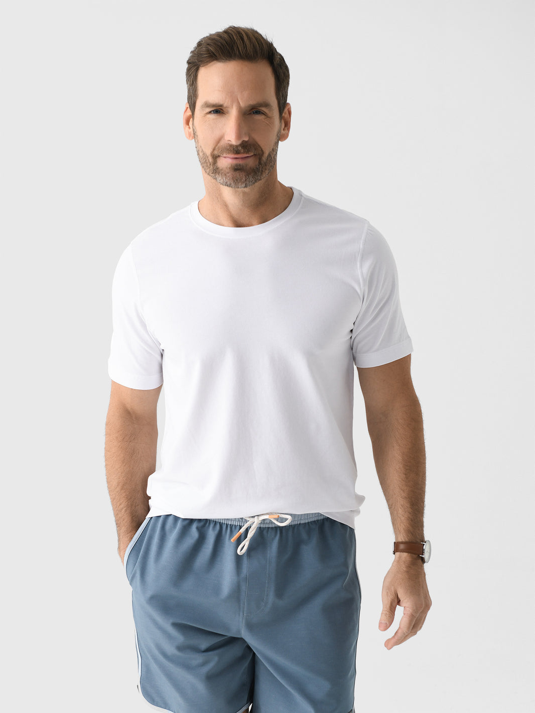 Johnnie-O Men's Dusty Henley Pullover | $148.00 | Saint Bernard