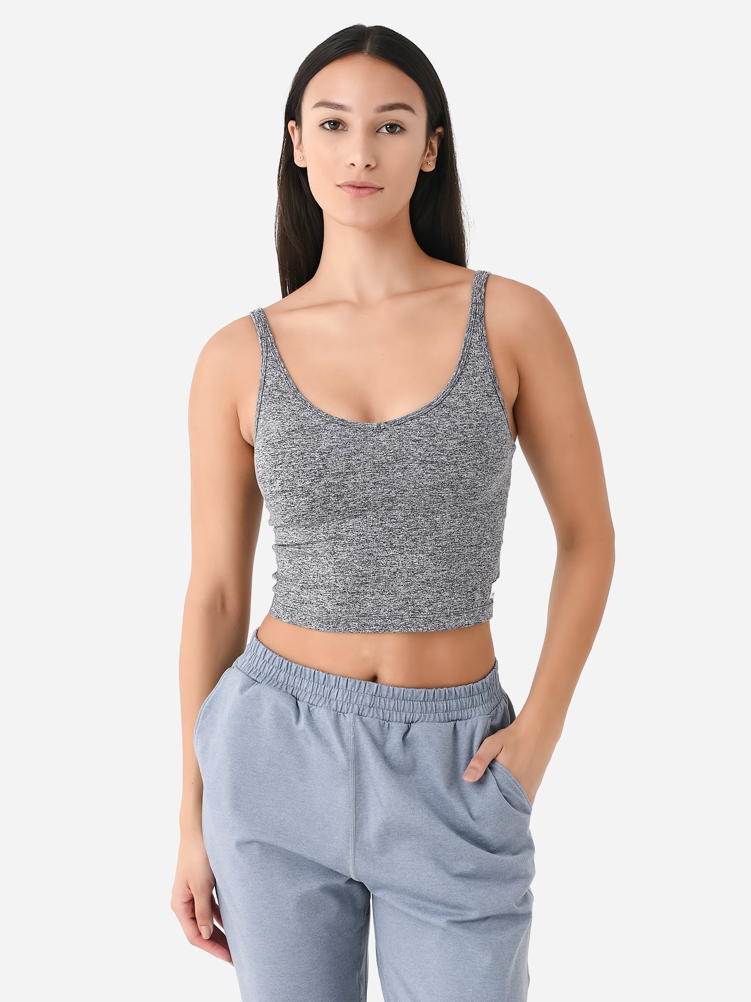 Vuori Women's Halo Performance Crop Tank | $58.00 | Saint Bernard