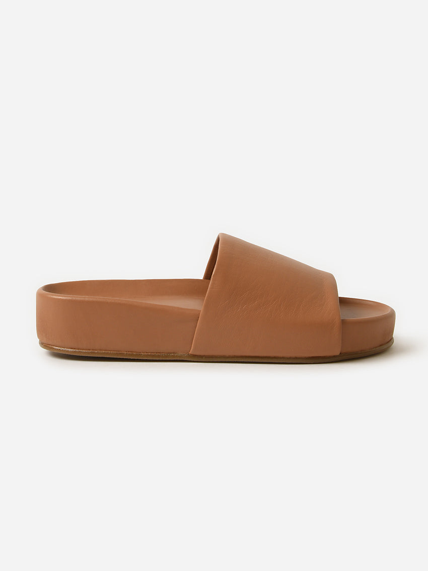 Beek Women's Pelican Leather Platform Sandal – Saint Bernard
