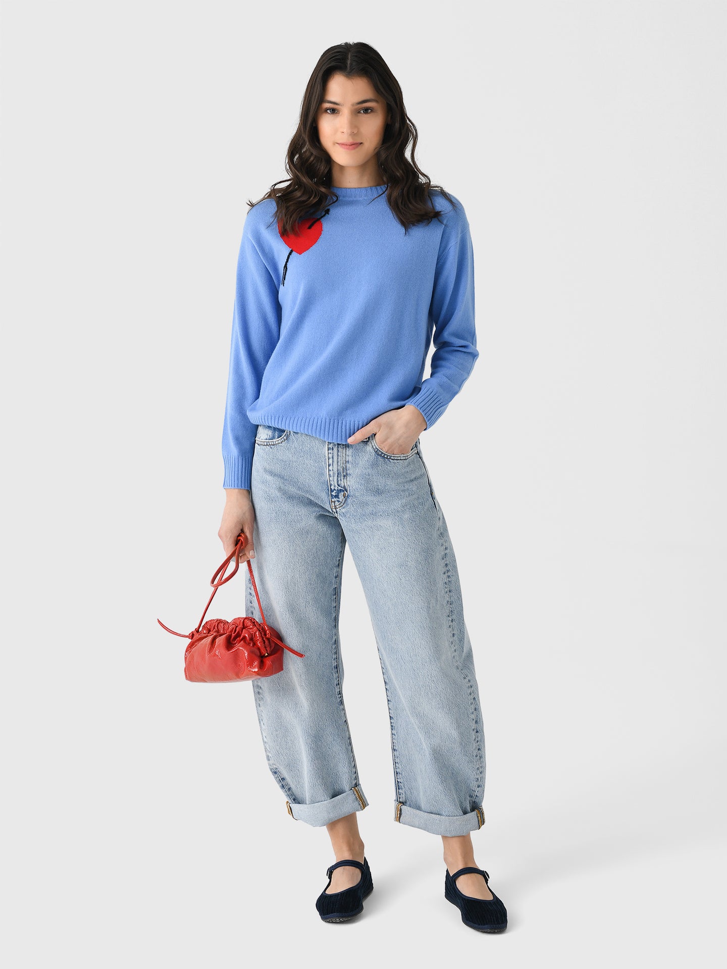 Jumper 1234 Women's Arrow Heart Crew Sweater – Saint Bernard