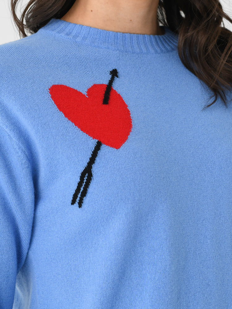 Jumper 1234 Women's Arrow Heart Crew Sweater – Saint Bernard