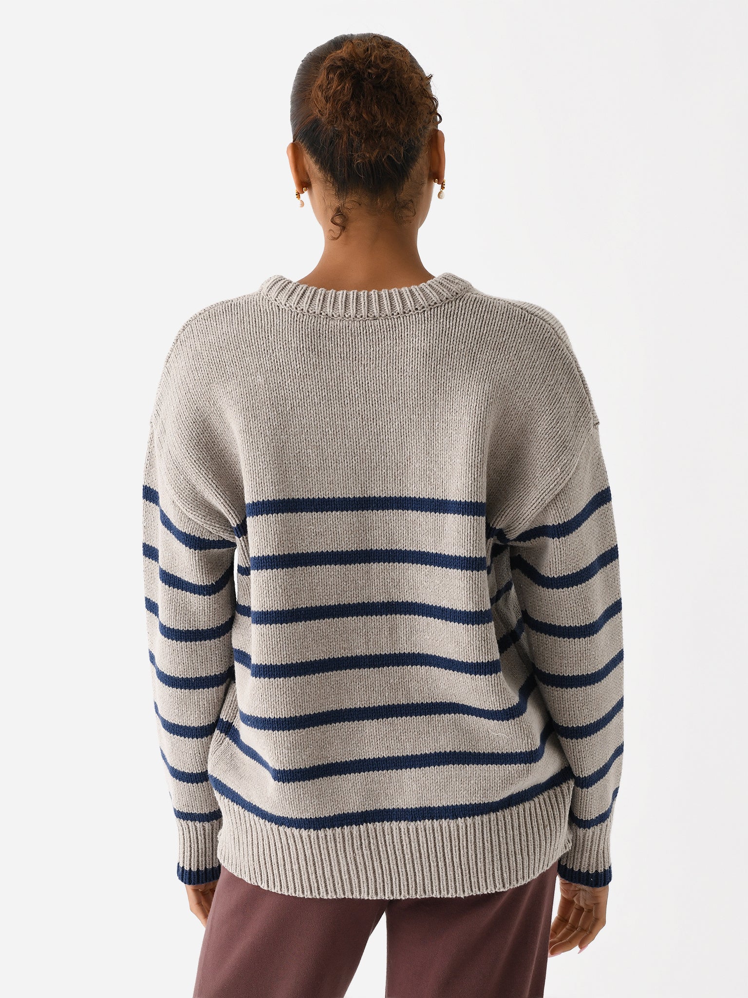 Z Supply Women's Boyfriend Stripe Sweater | $79.00 | Saint Bernard