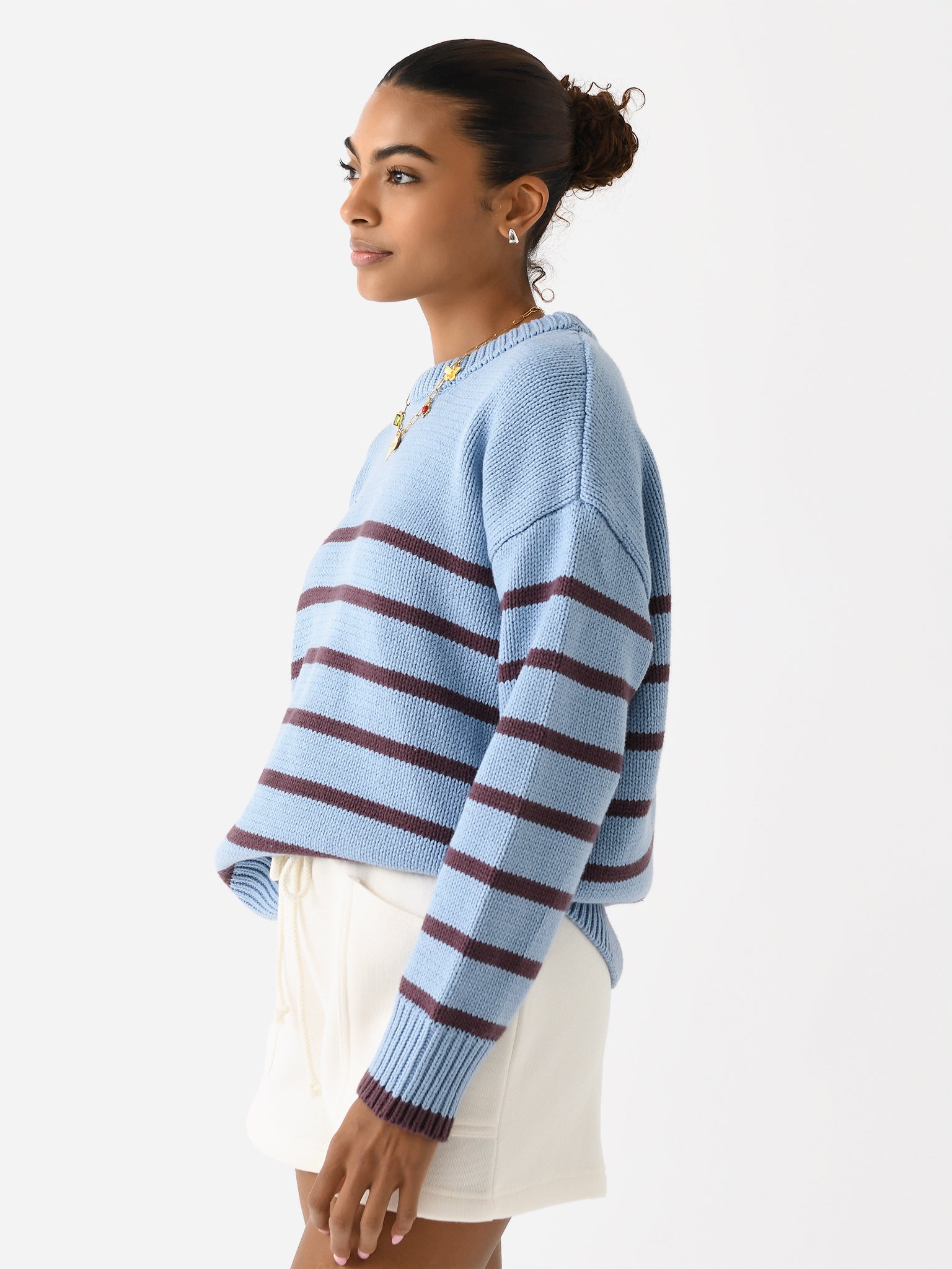 Z Supply Women's Boyfriend Stripe Sweater | $79.00 | Saint Bernard