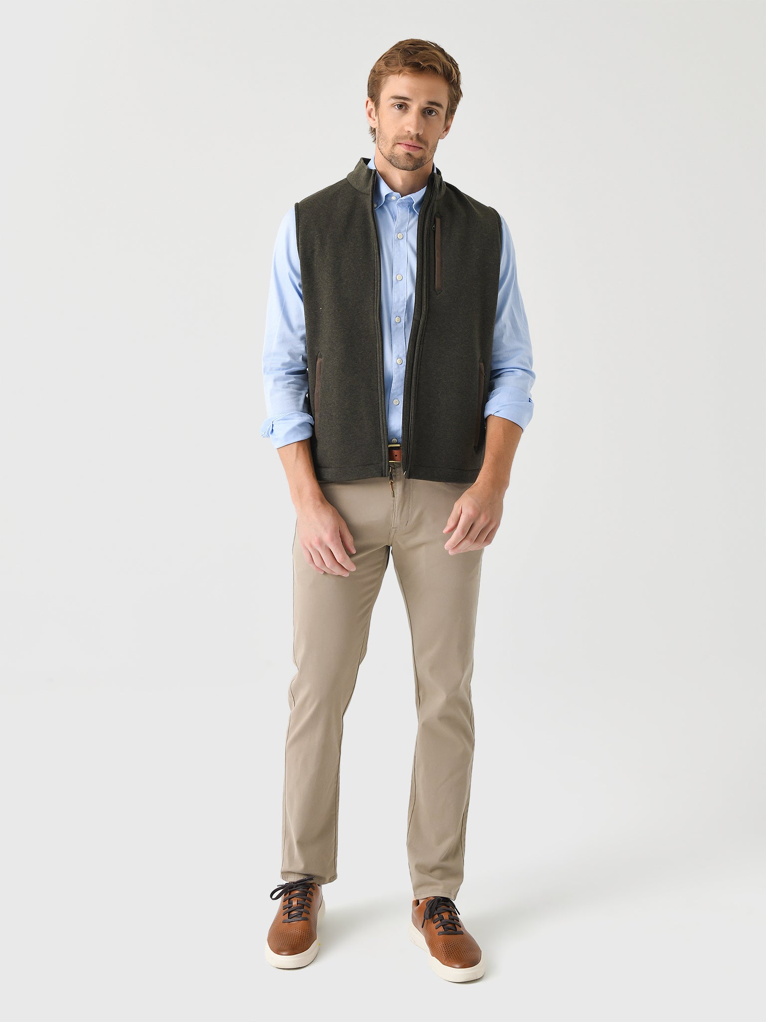 Tom Beckbe Men's Warren Fleece Vest | $82.90 | Saint Bernard