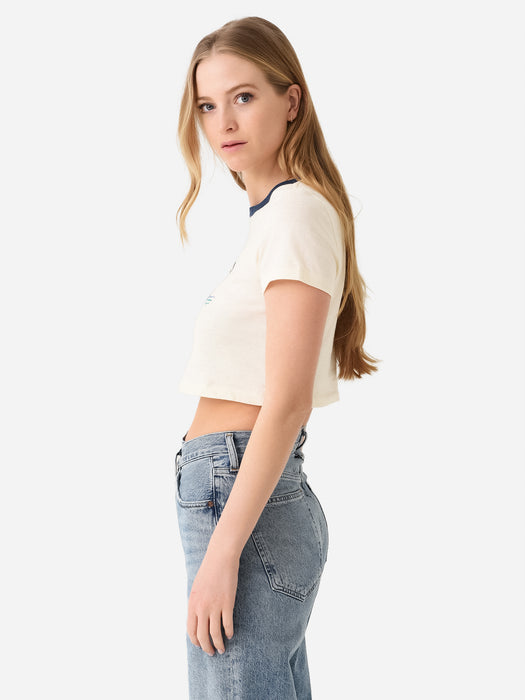 Re/Done Women's Popeye Micro Tee – Saint Bernard